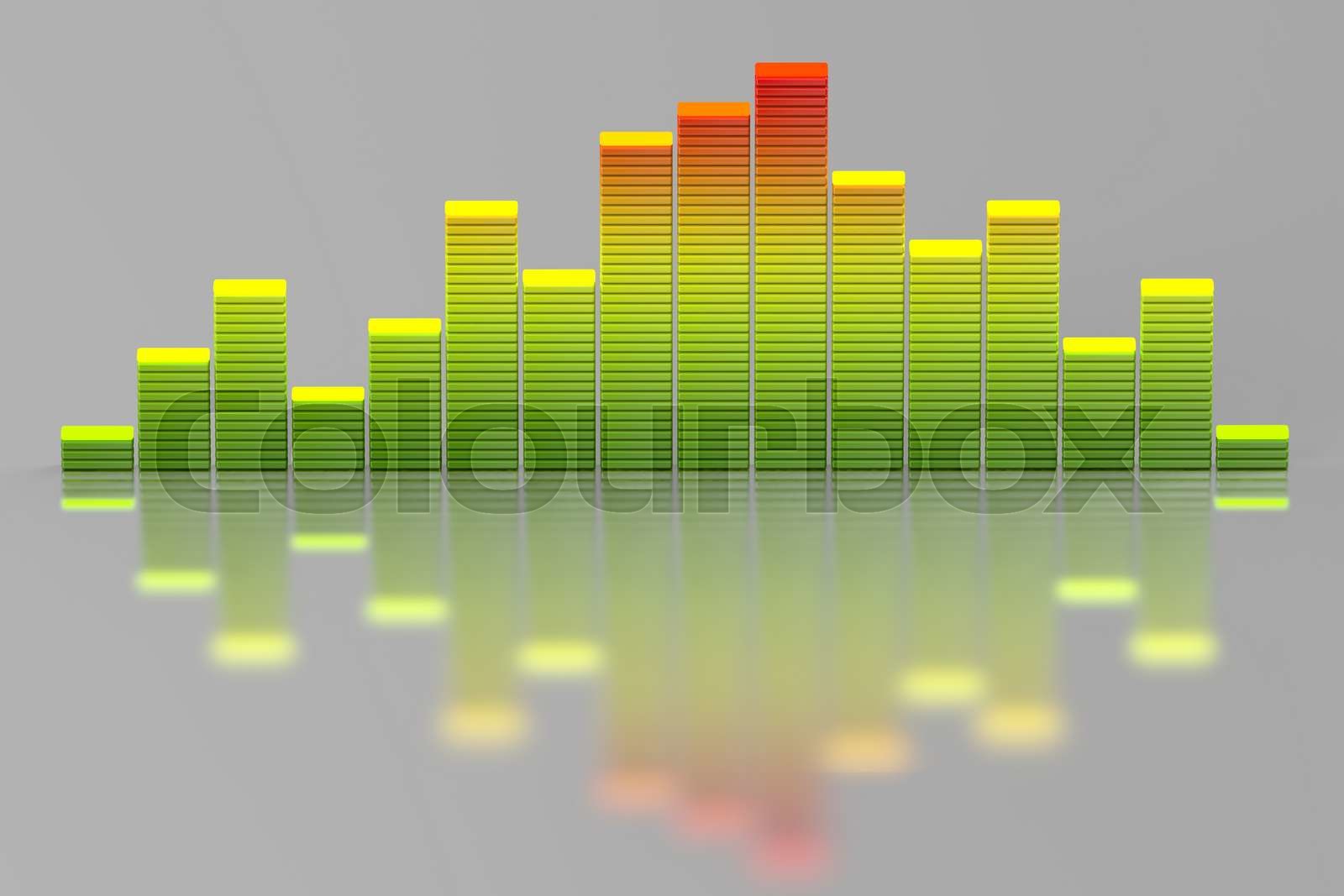 Color Music Equalizer | Stock image | Colourbox