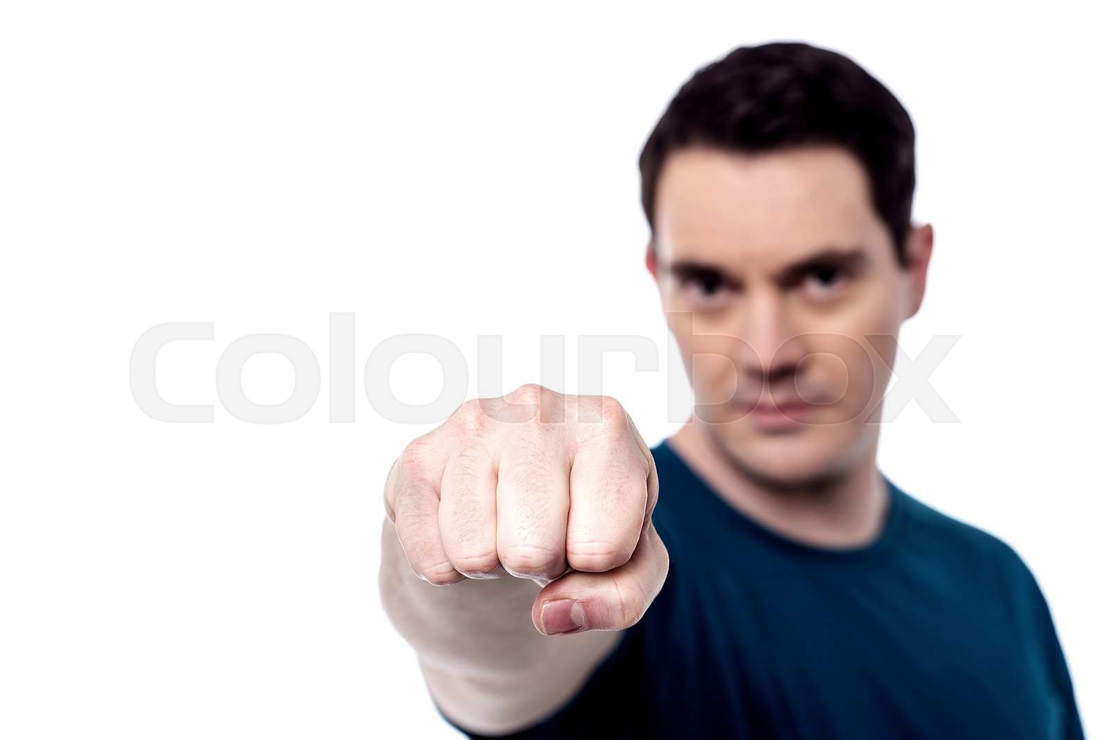 Ready to get a punch ? | Stock image | Colourbox