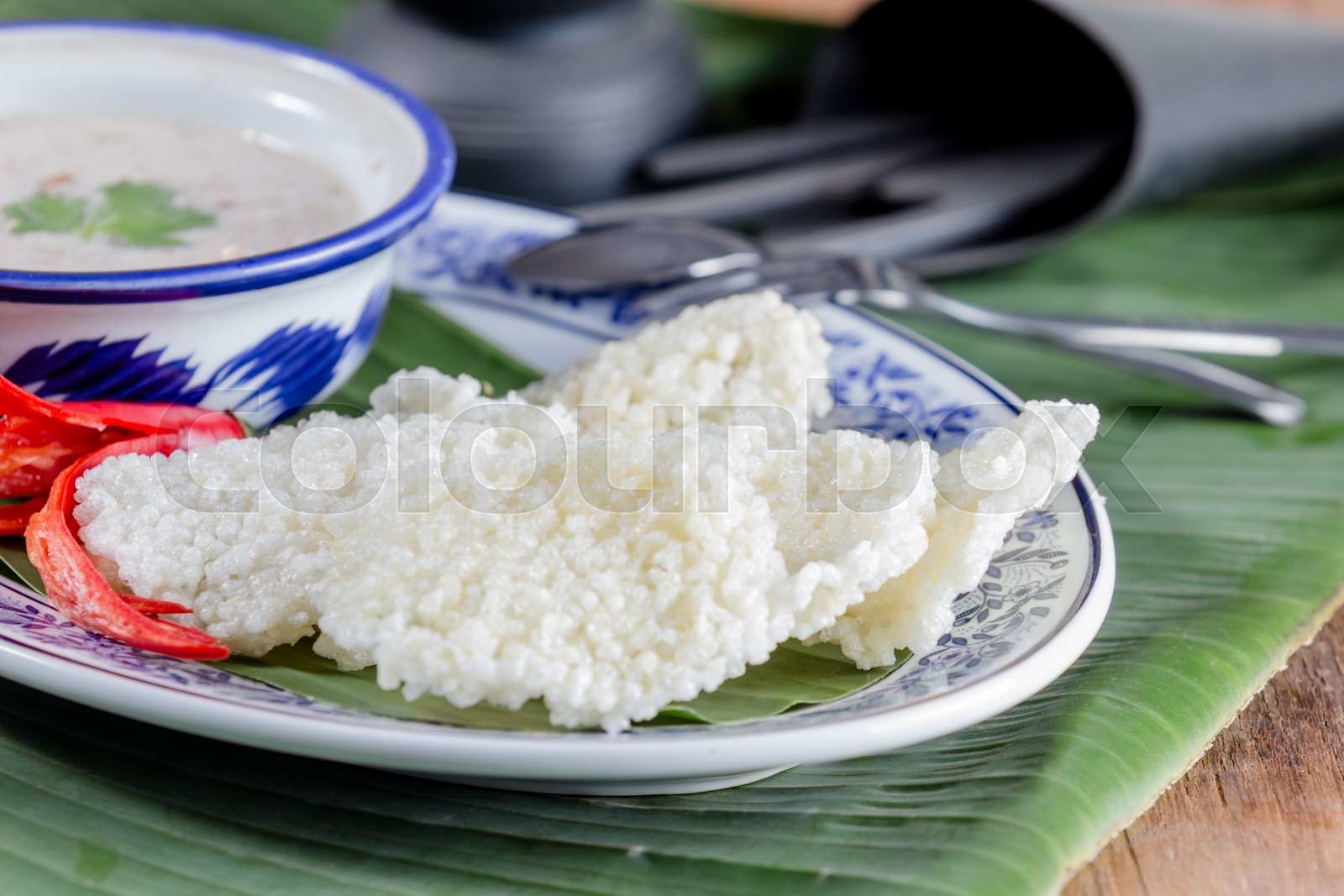 Thai rice cracker | Stock image | Colourbox