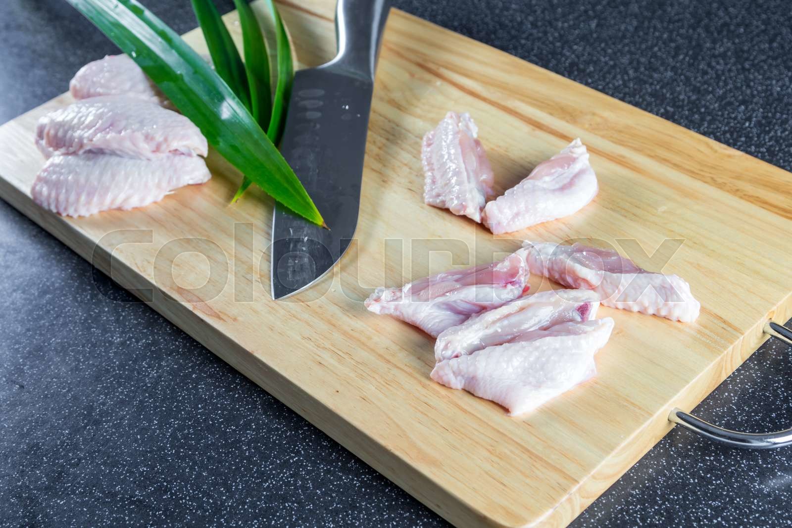 Raw chicken wing | Stock image | Colourbox