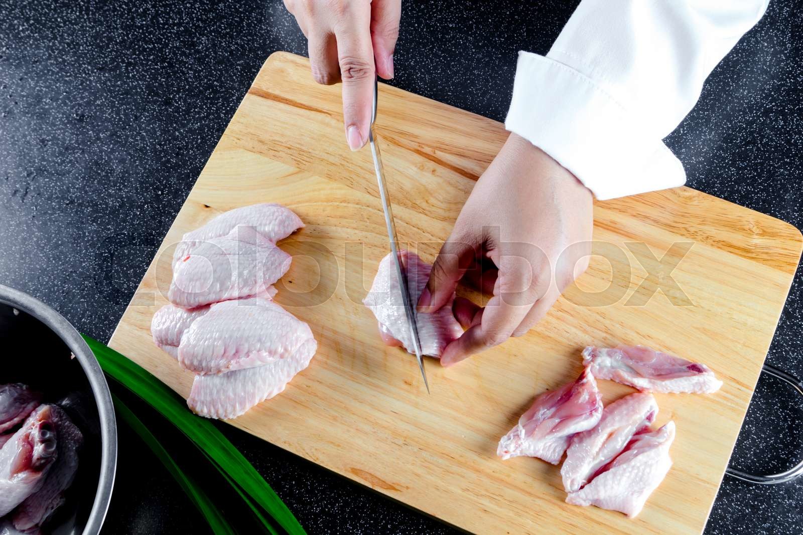 Raw chicken wing | Stock image | Colourbox