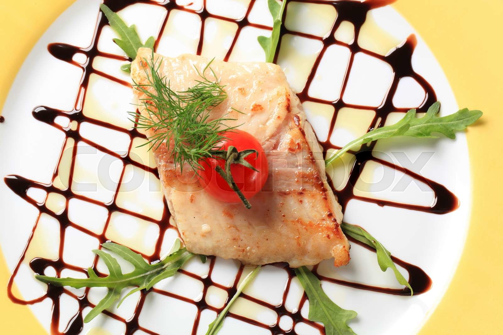 Fish starter | Stock image | Colourbox