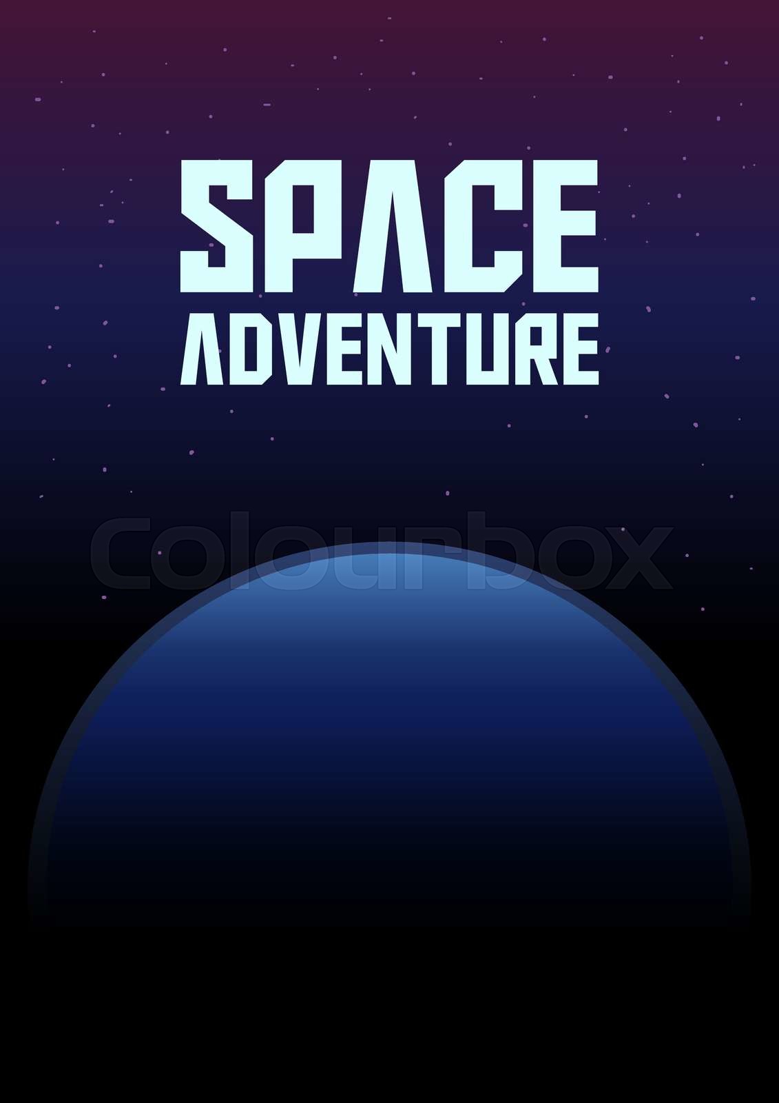 Space Adventure Abstract Background | Stock vector | Colourbox