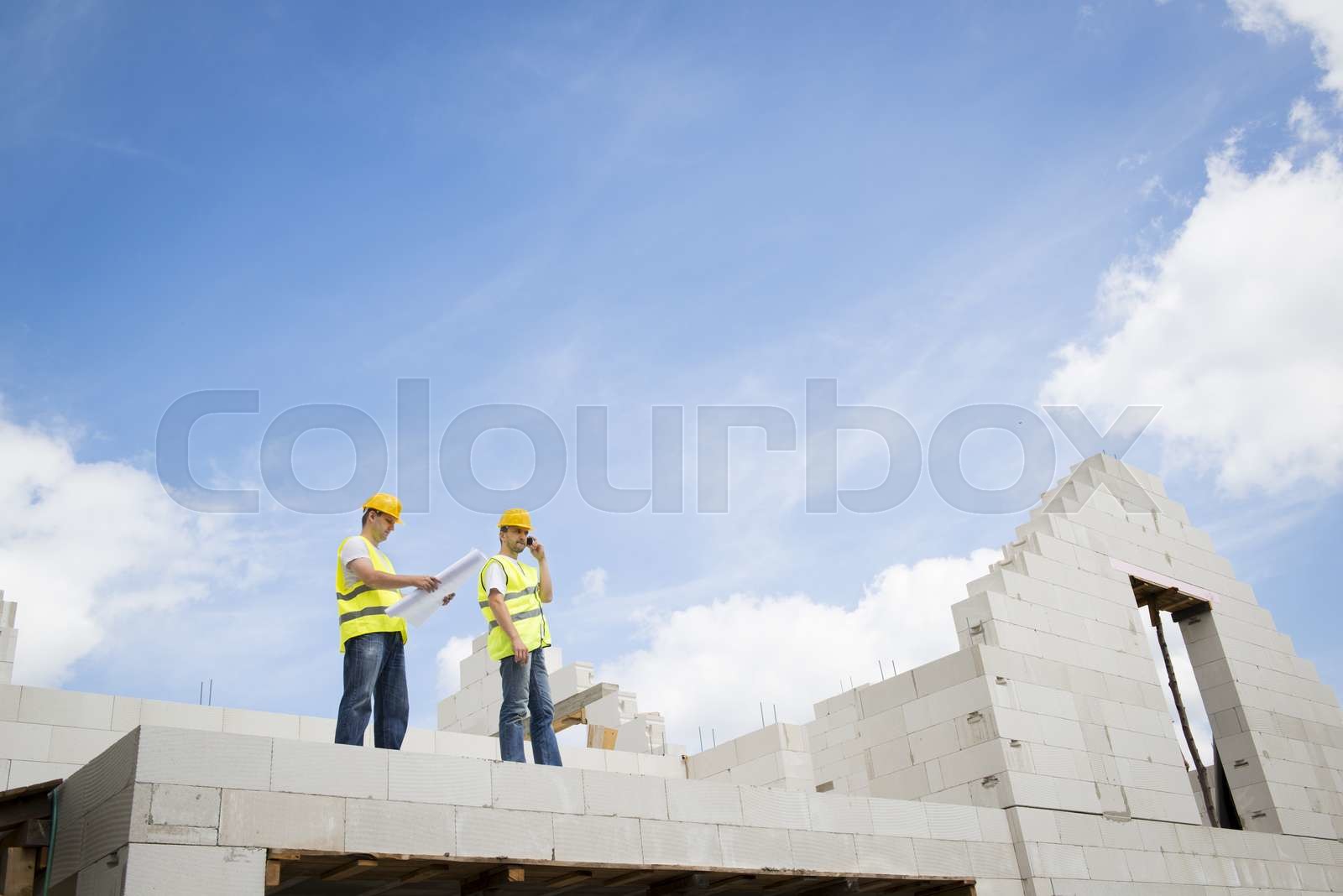House construction | Stock image | Colourbox