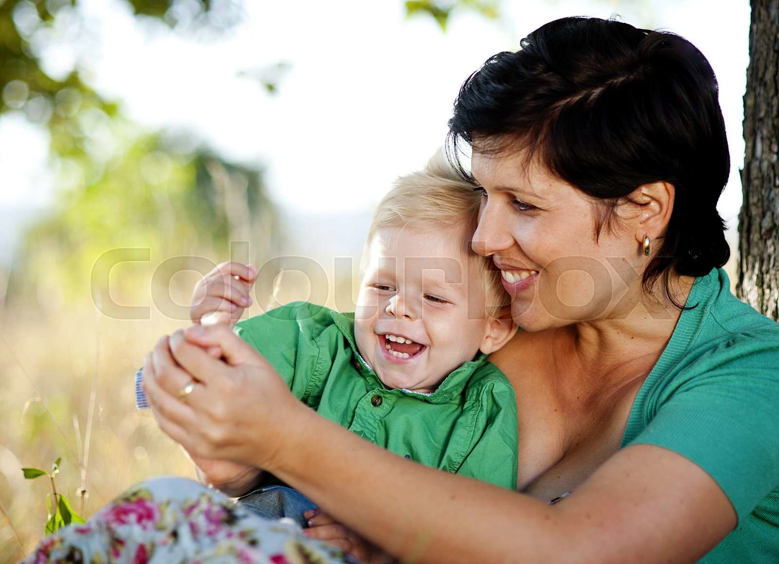 Mother and son | Stock image | Colourbox