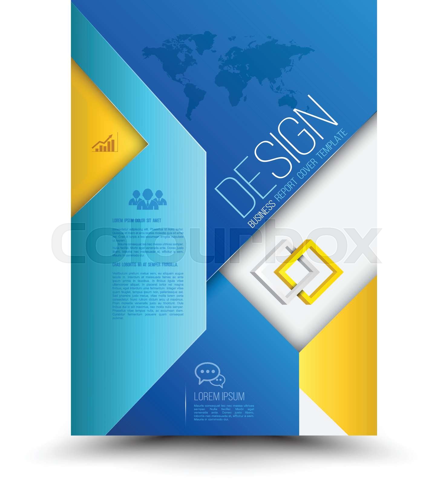 Modern template cover. | Stock vector | Colourbox