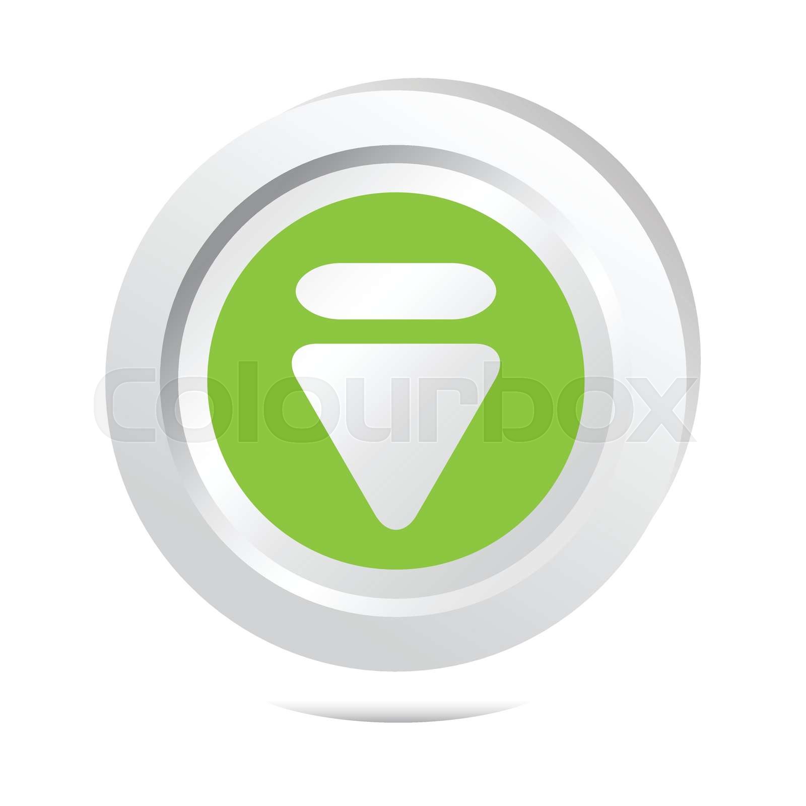 Arrow sign button icon | Stock vector | Colourbox