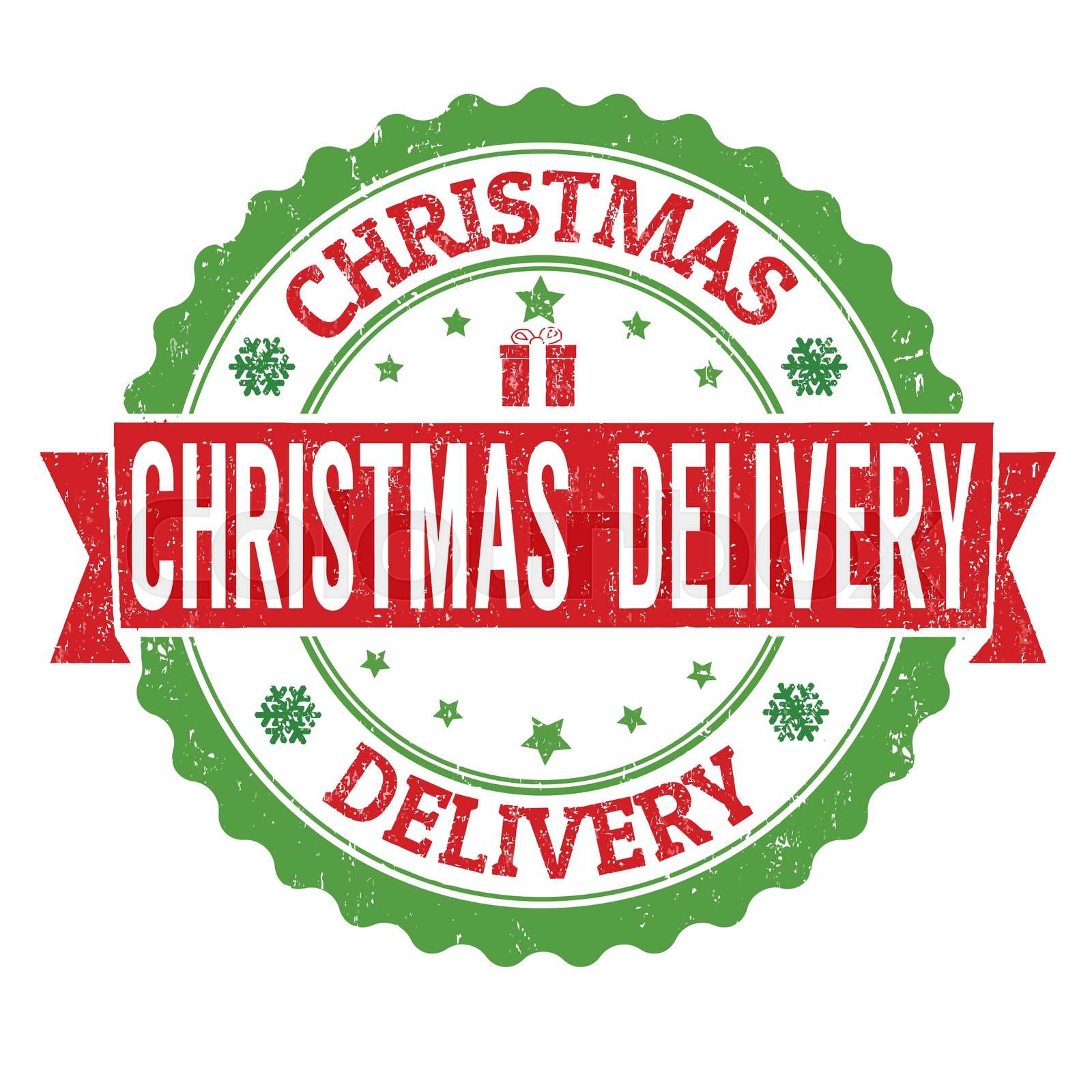 Christmas Delivery Stamp Stock Vector Colourbox Christmas Delivery Stamp Stock Vector Colourbox