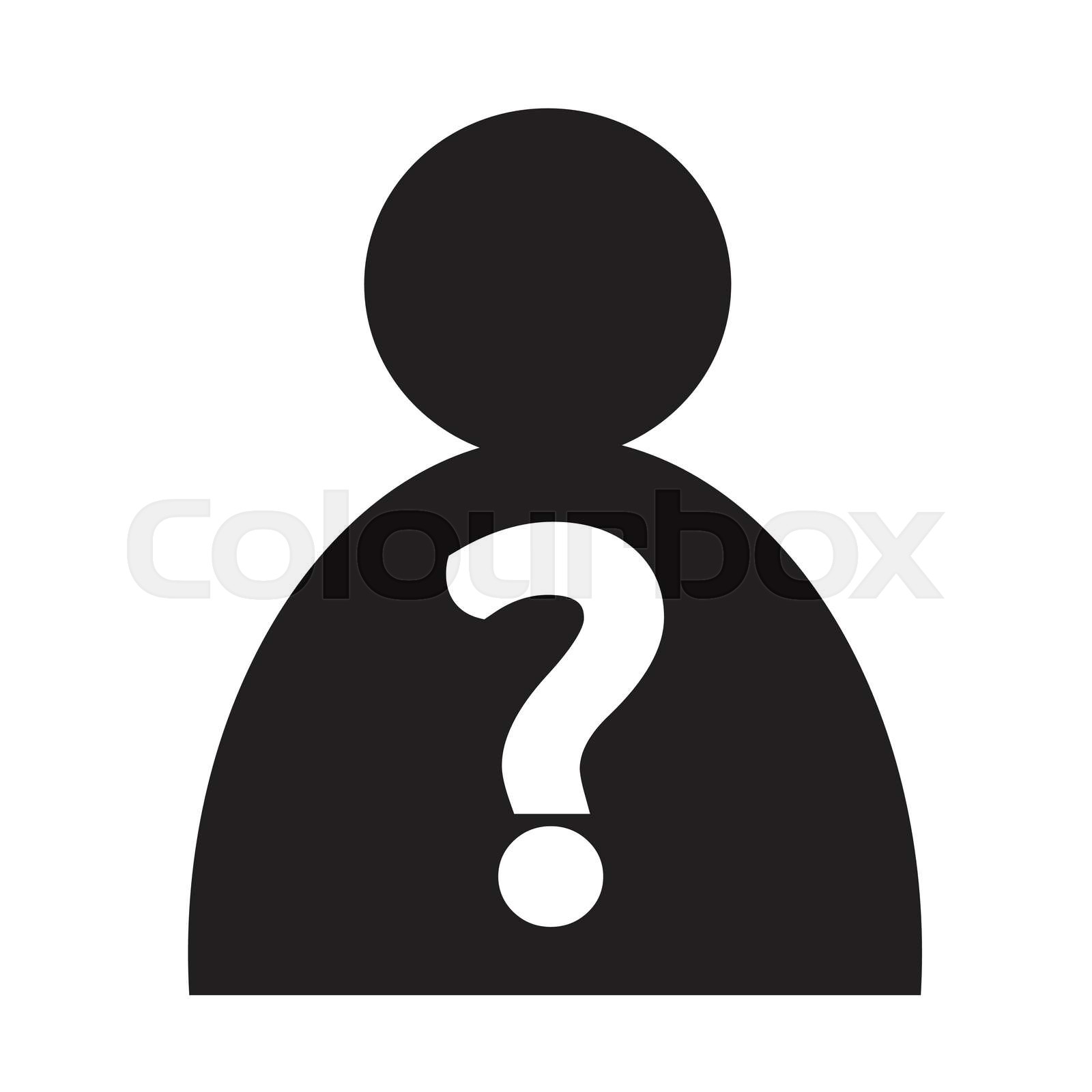 Who Icon Illustration and Vector Art | Stock vector | Colourbox