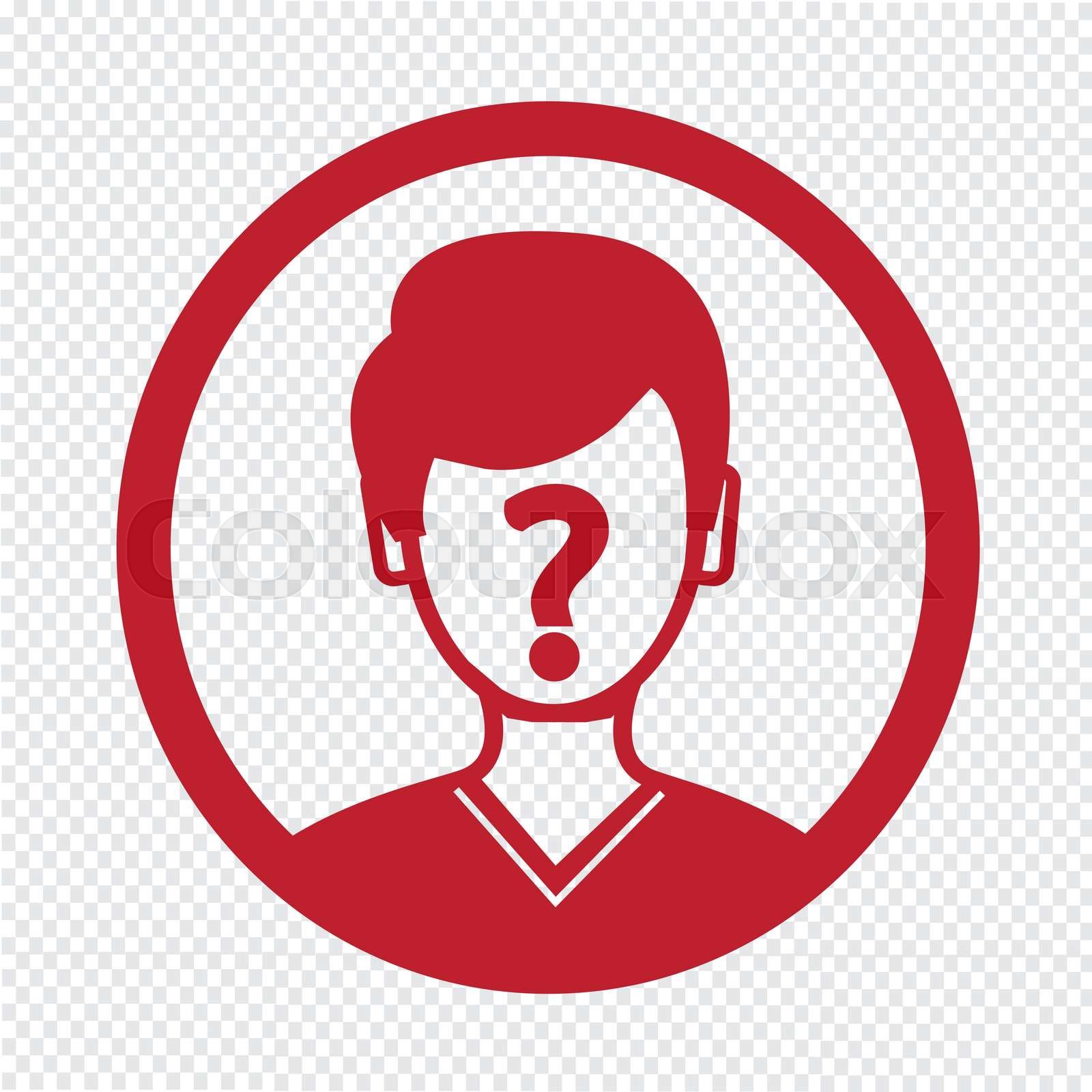 Who Icon Illustration and Vector Art | Stock vector | Colourbox