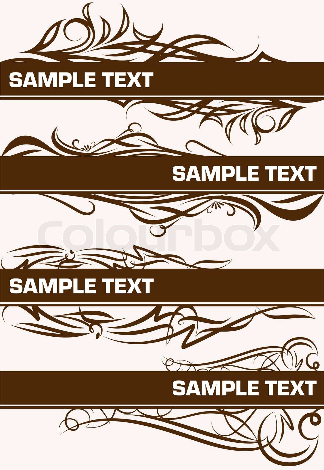 filigran, design, rahmen | Stock-Vektor | Colourbox