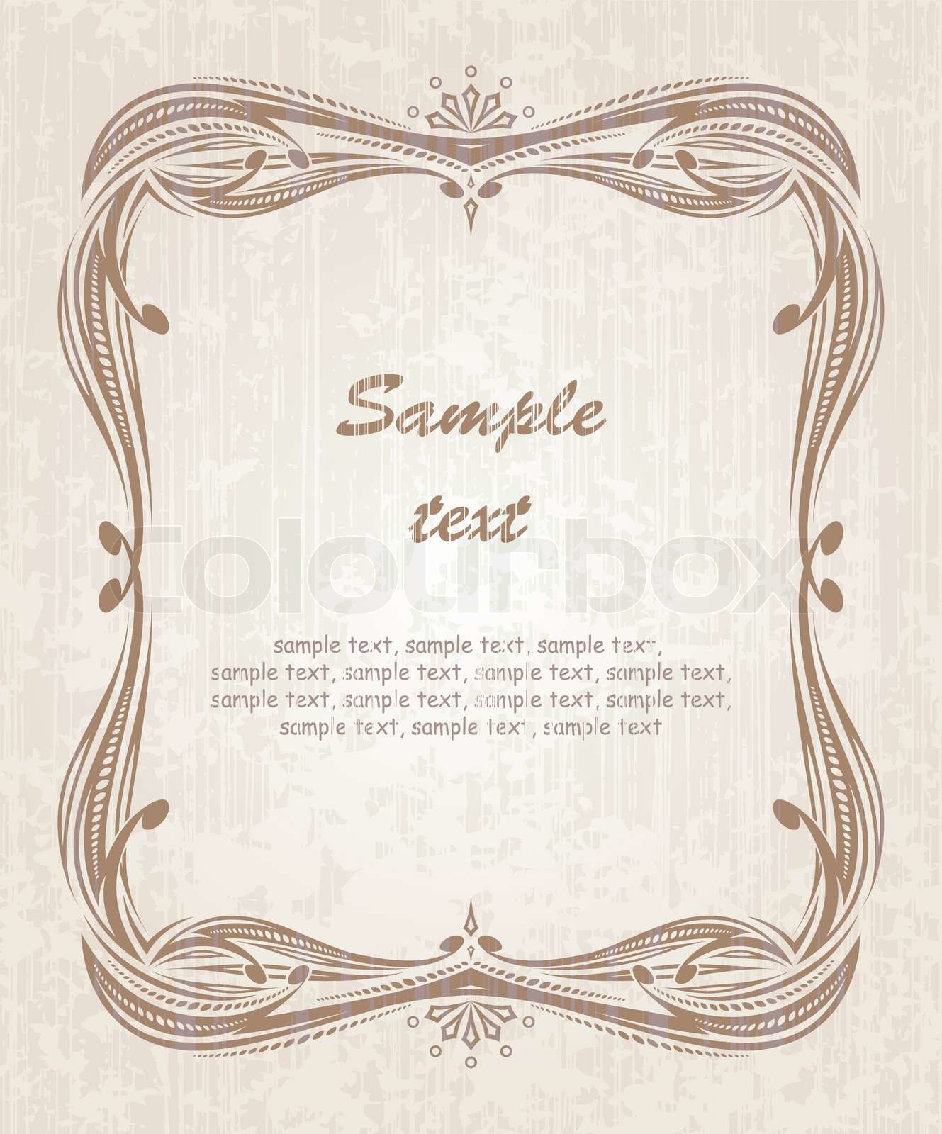 rahmen, design, vektor | Stock-Vektor | Colourbox