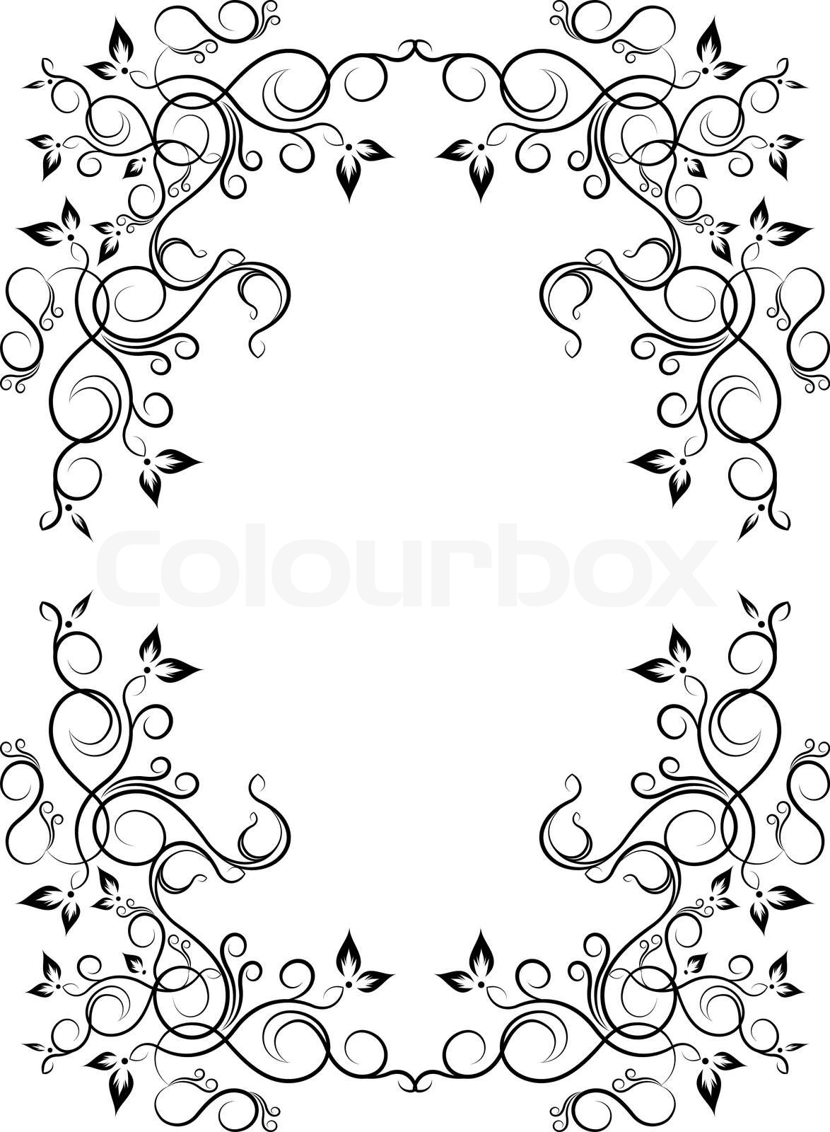 filigran, design, vektor | Stock-Vektor | Colourbox