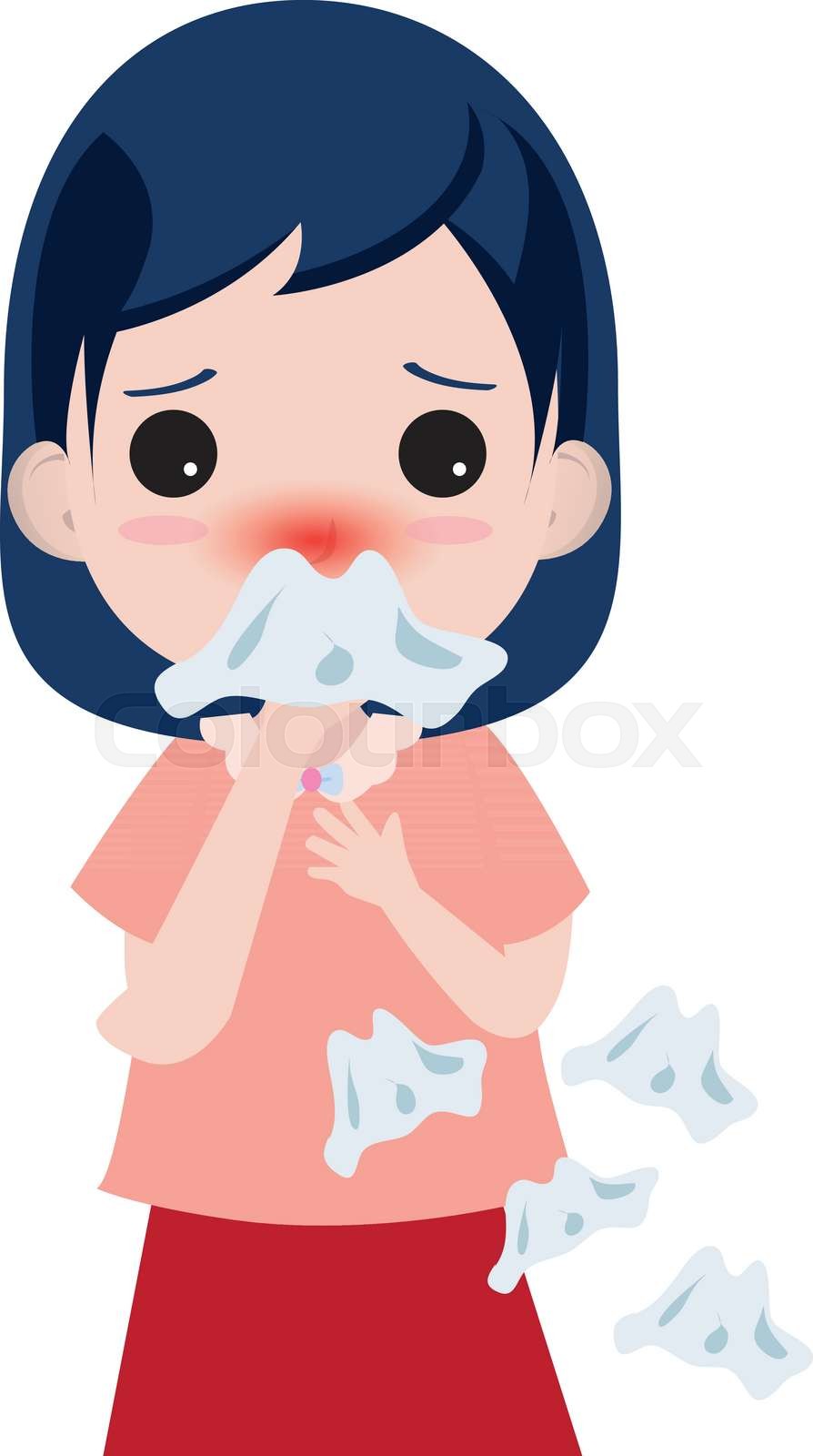 sneeze | Stock vector | Colourbox