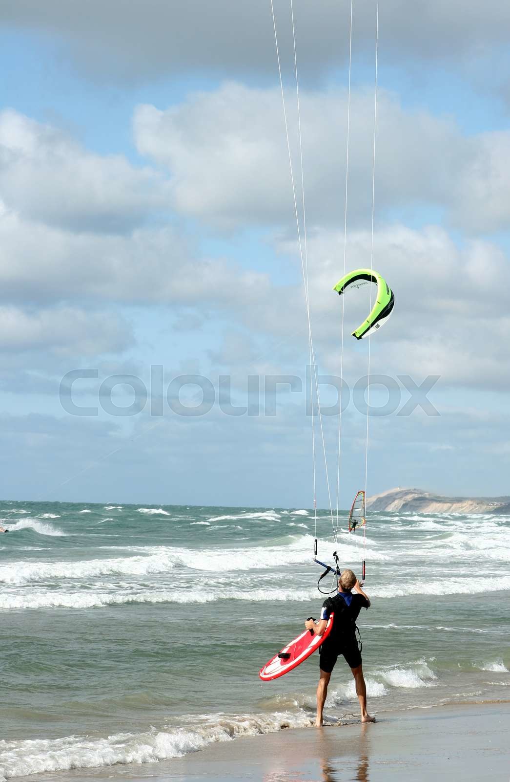 beach activities:kite | Stock image | Colourbox