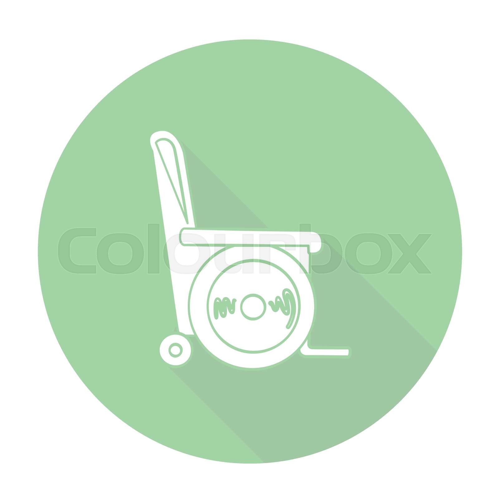 Wheel chair | Stock vector | Colourbox