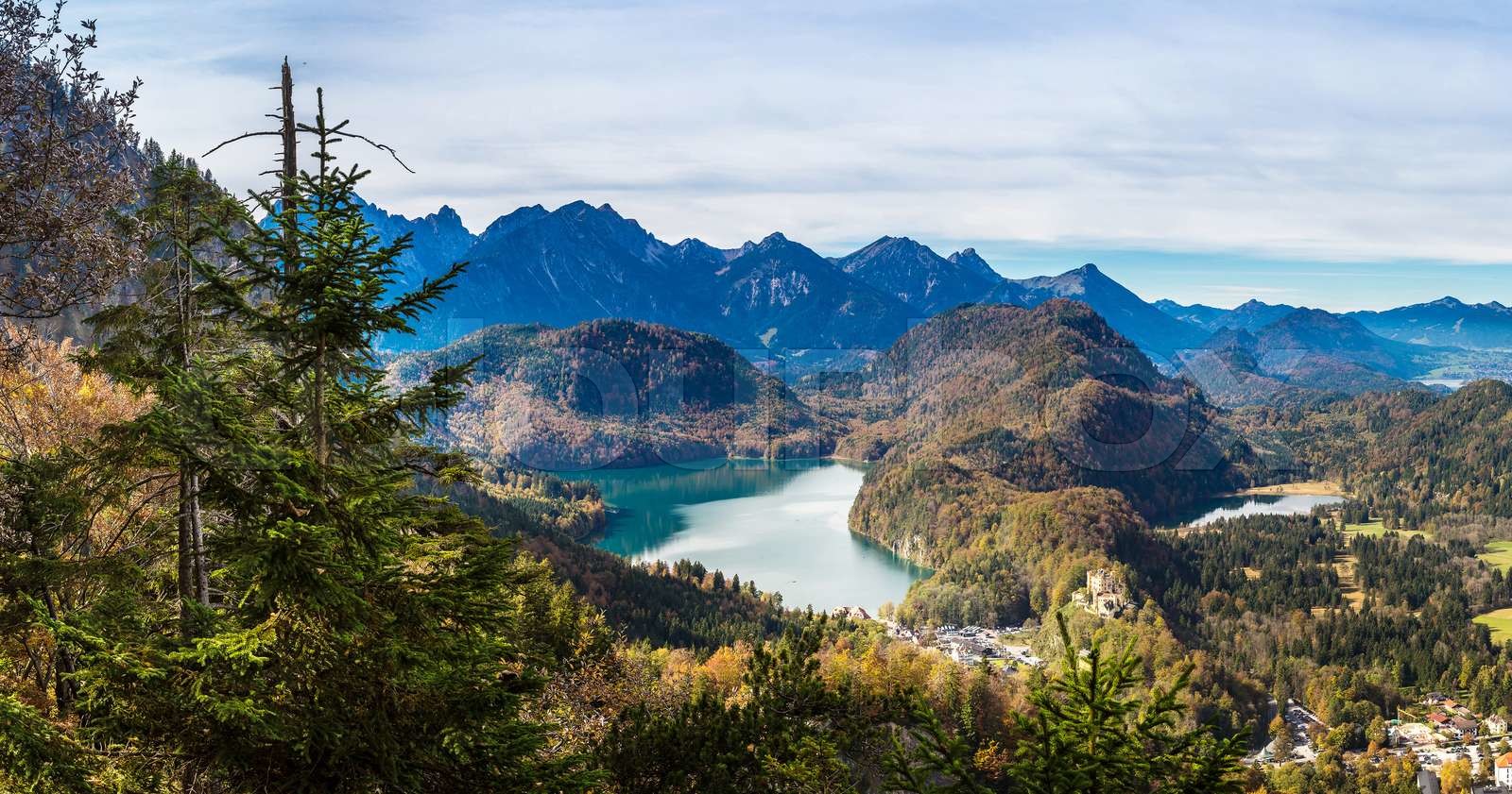 Alps and lakes in Germany | Stock image | Colourbox