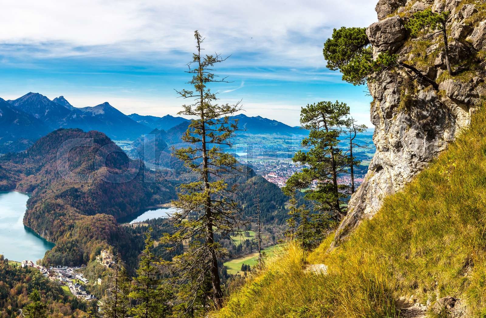 Alps and lakes in Germany | Stock image | Colourbox