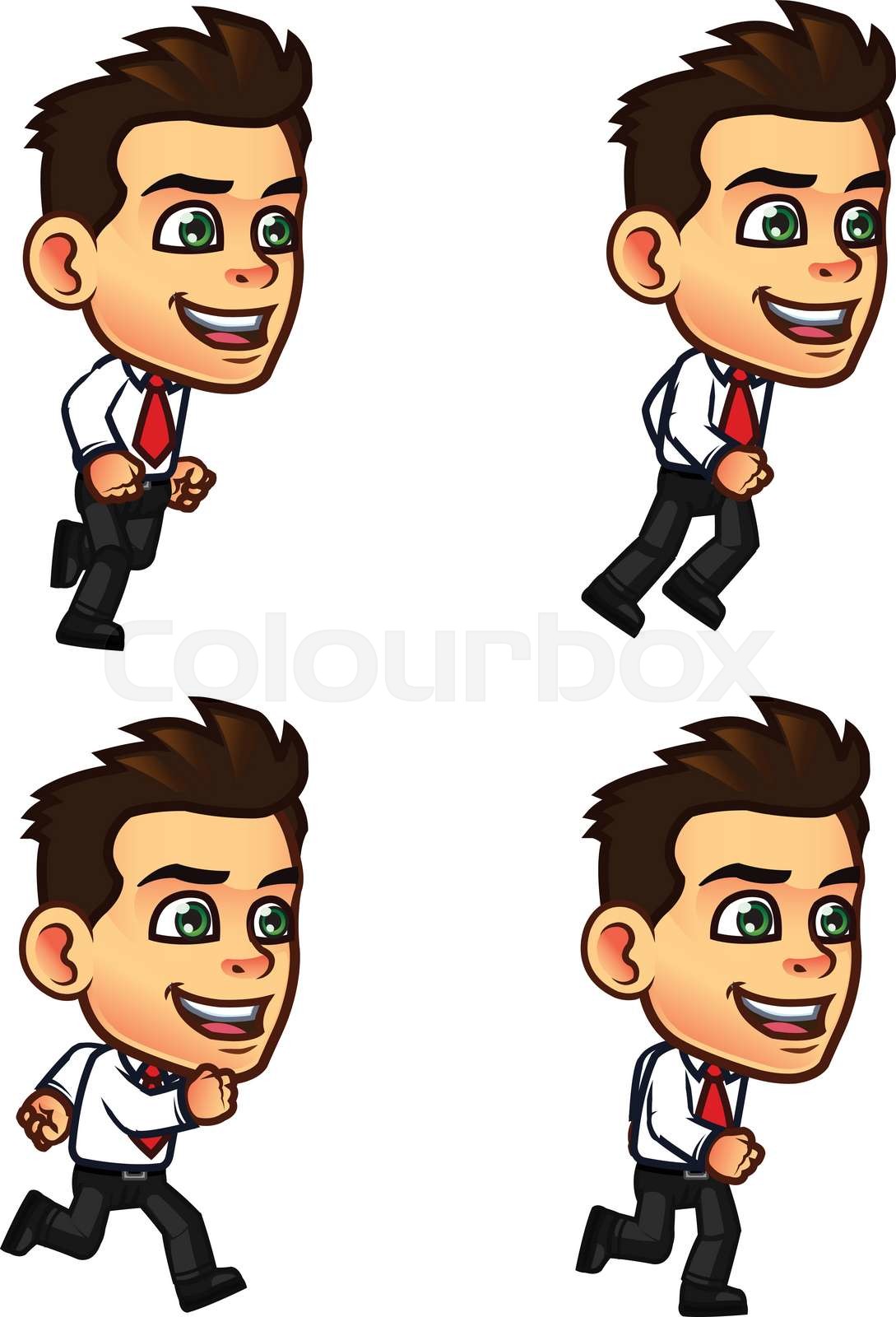 Businessman Game Sprite | Stock vector | Colourbox