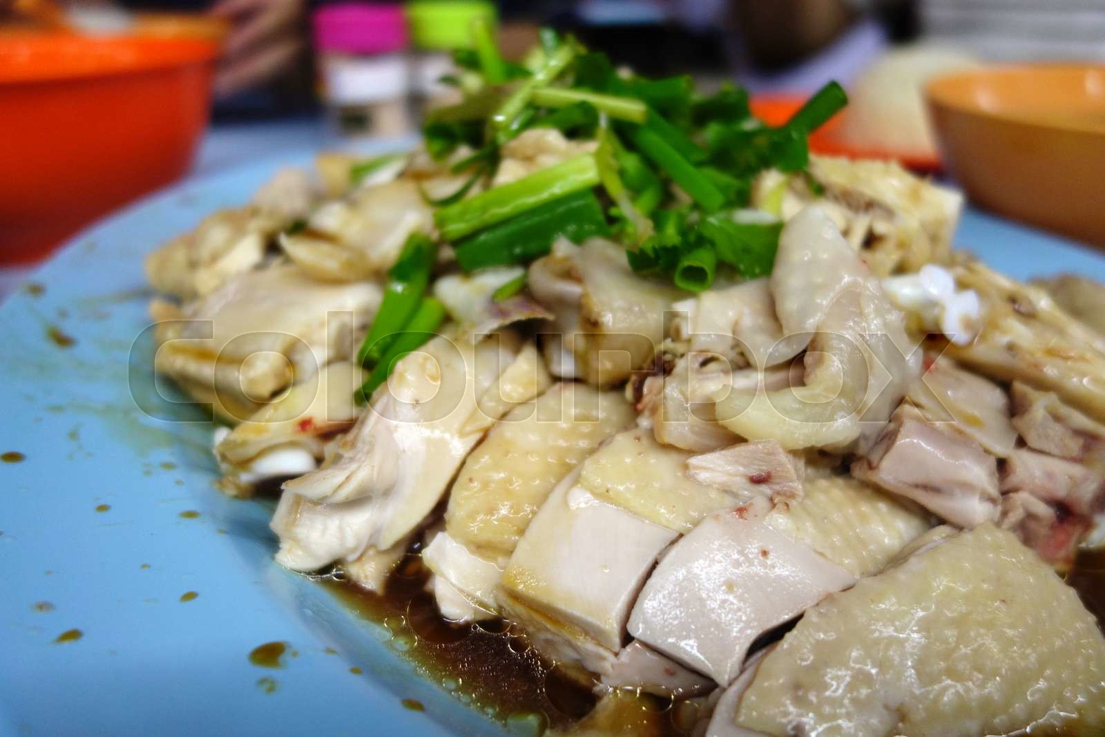 Ipoh famous bean sprouts chicken | Stock image | Colourbox