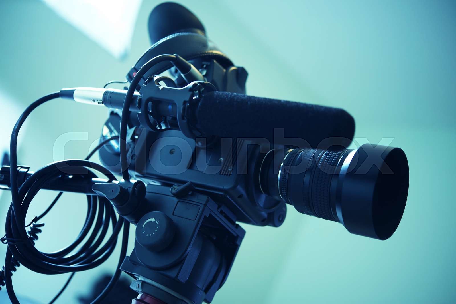Interview Video Camera Setup | Stock image | Colourbox