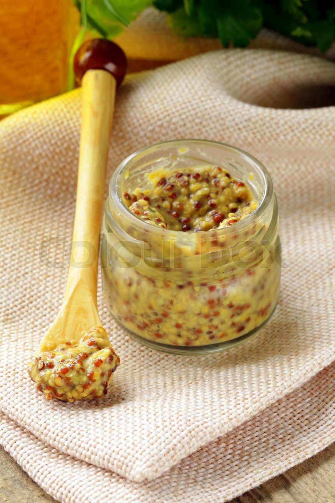 Traditional dijon mustard | Stock image | Colourbox