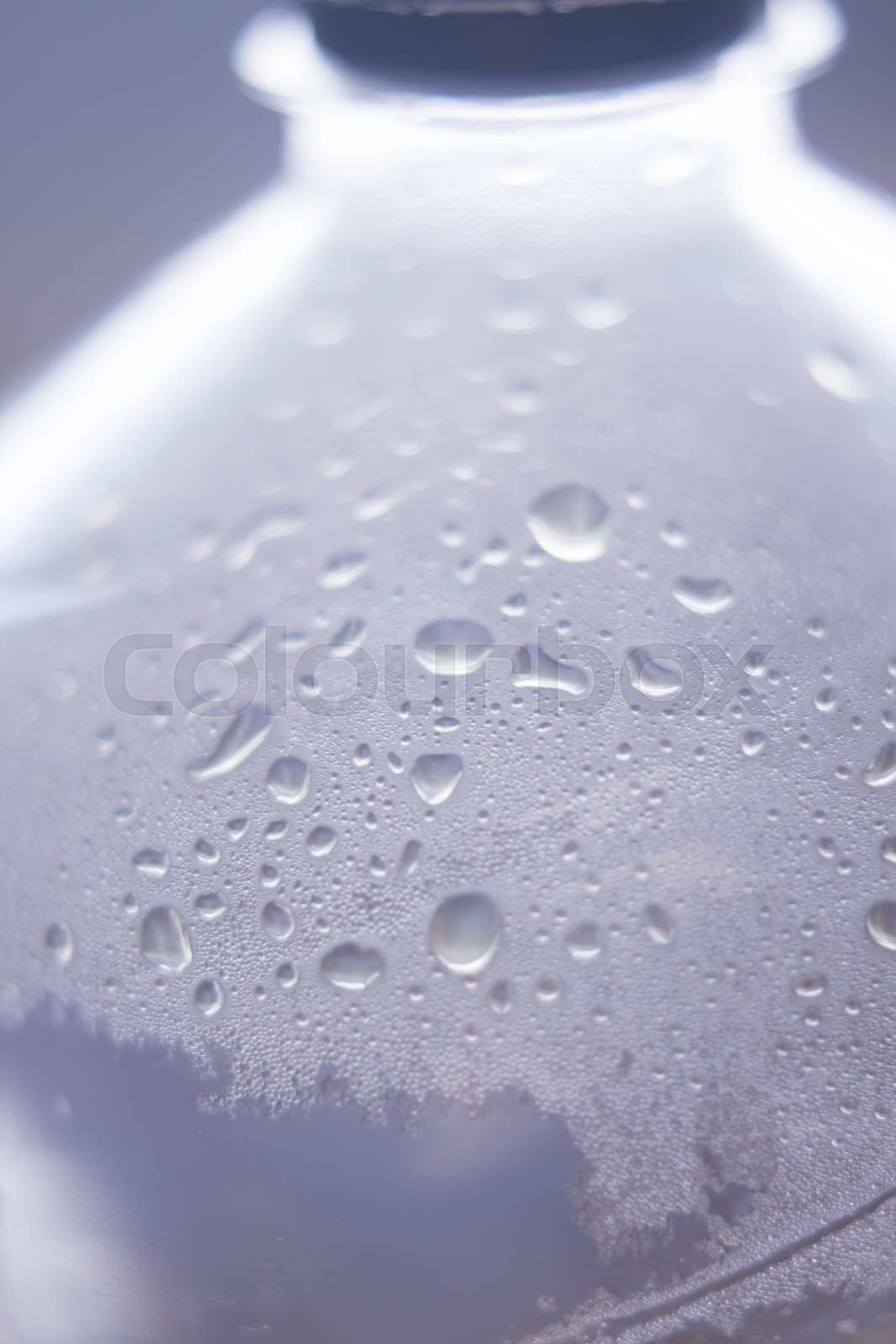 Plastic water bottle condensation | Stock image | Colourbox