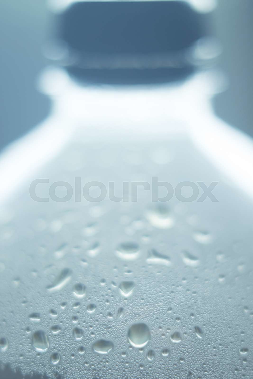 Plastic water bottle condensation | Stock image | Colourbox