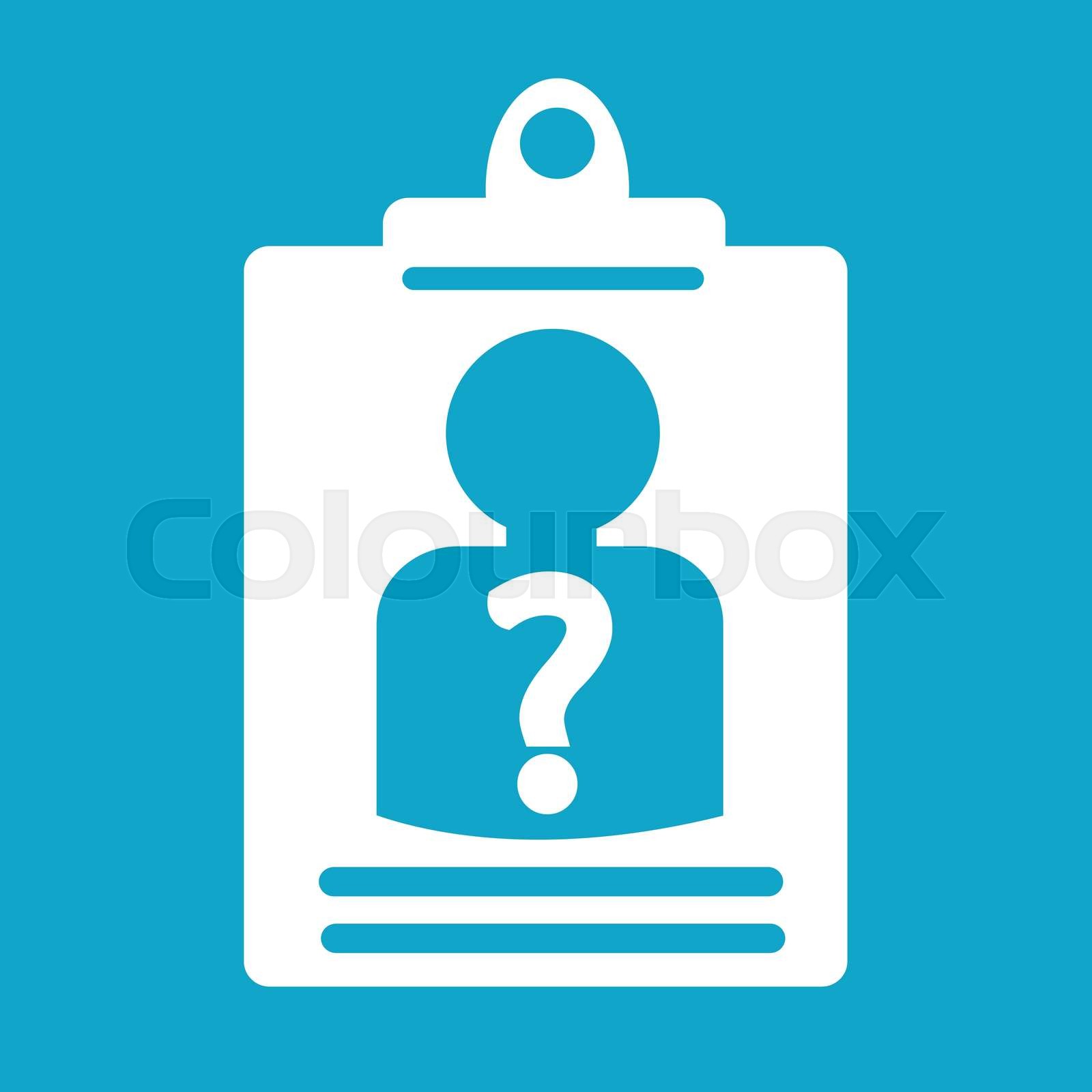 Who Icon Illustration and Vector Art | Stock vector | Colourbox