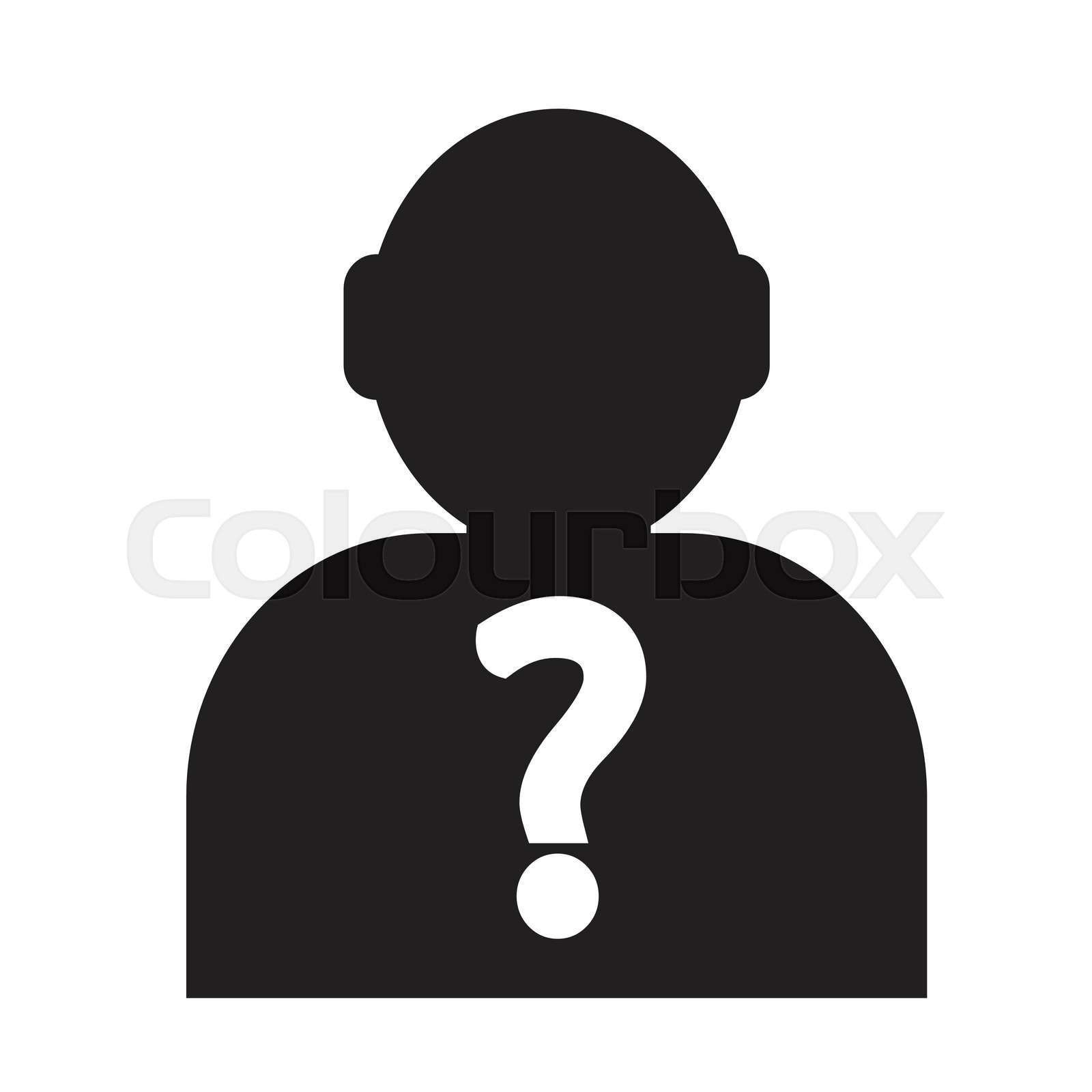 Who Icon Illustration and Vector Art | Stock vector | Colourbox