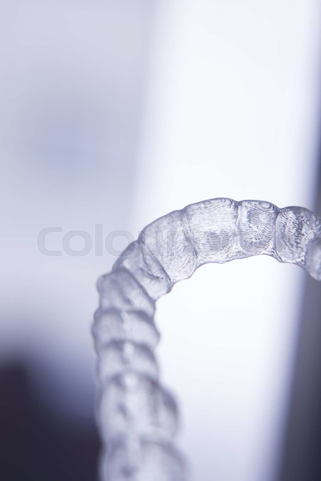 Dental aligner tooth retainers invisible brace | Stock image | Colourbox