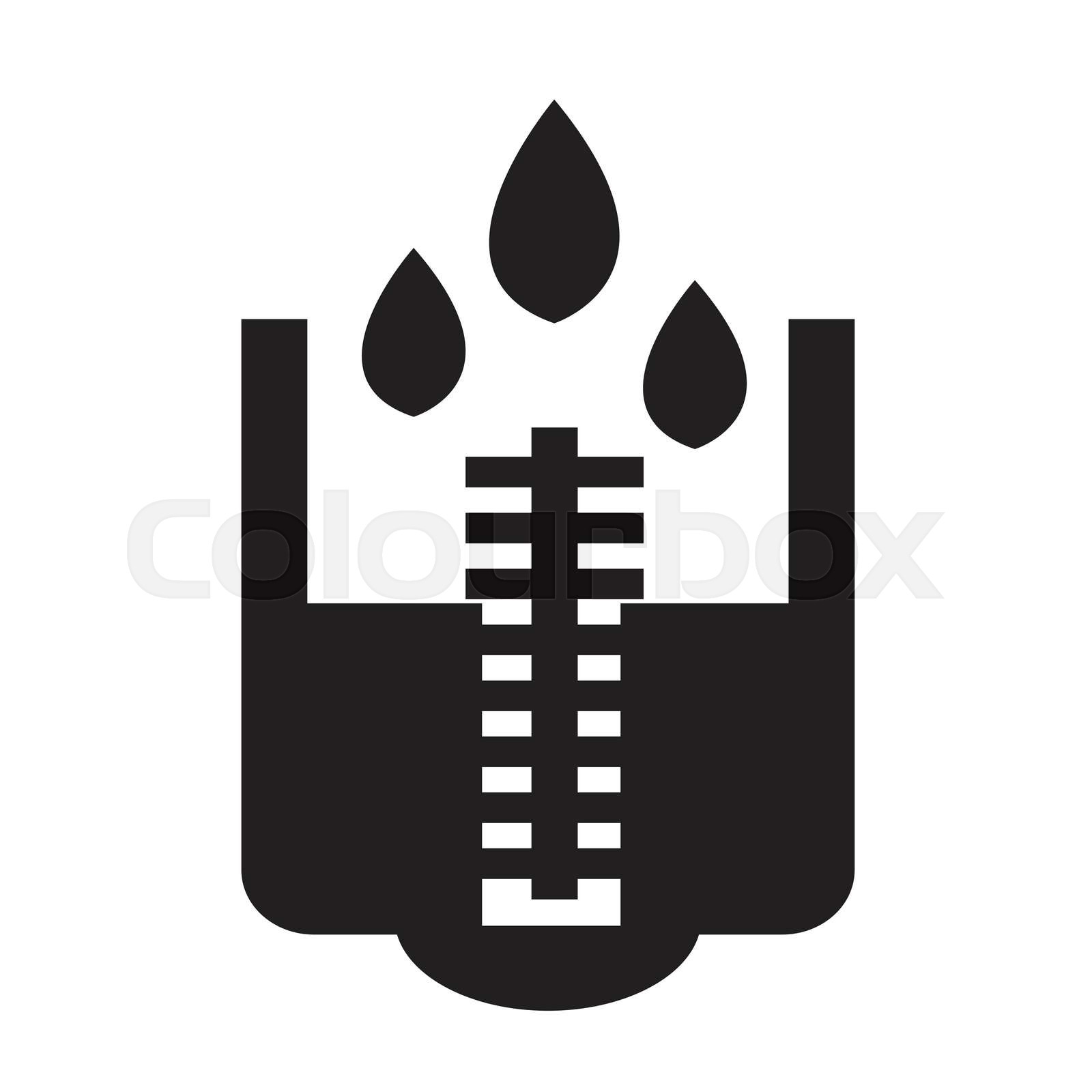 rain meter icon Illustration design | Stock vector | Colourbox