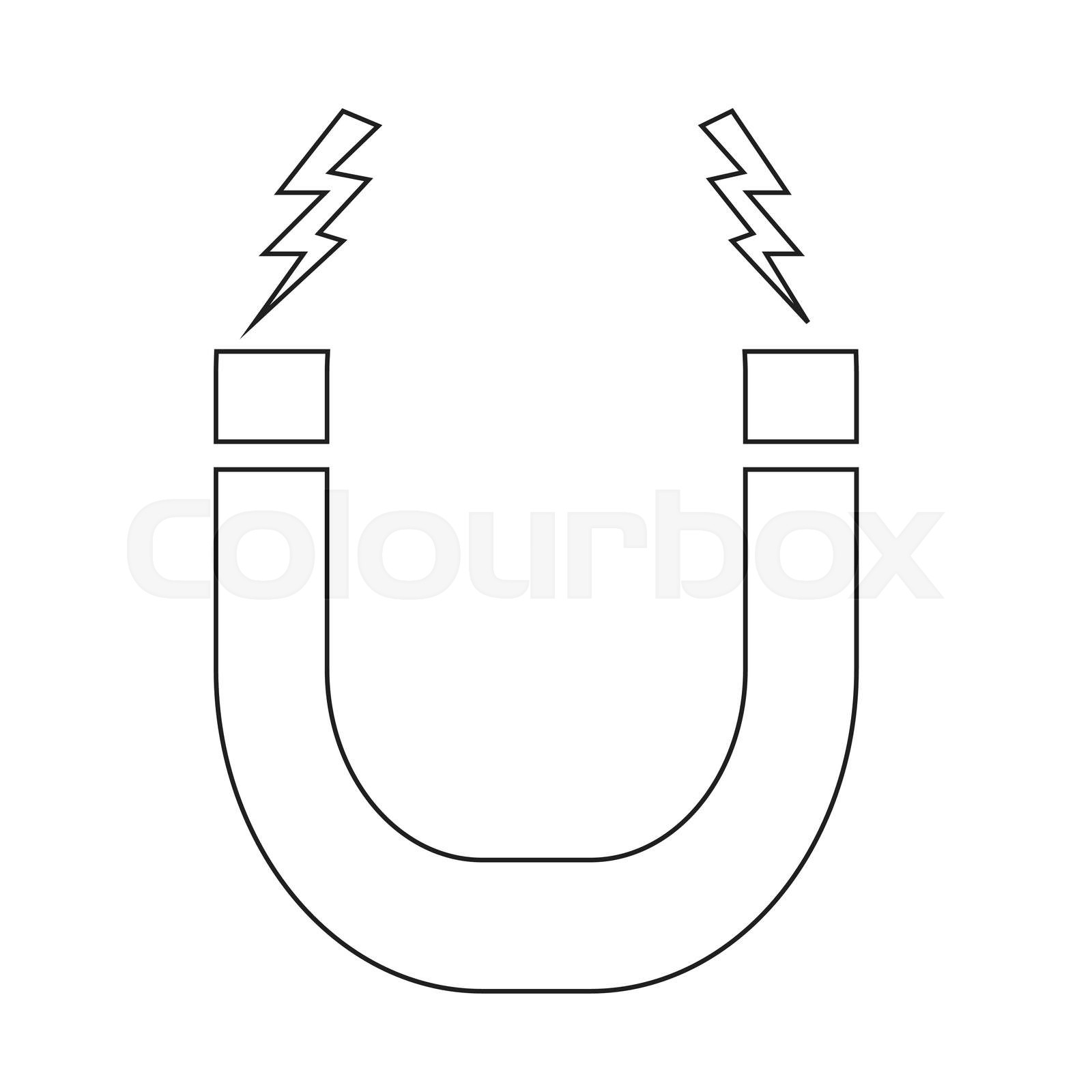 Magnetic Icon symbol Illustration design | Stock vector | Colourbox