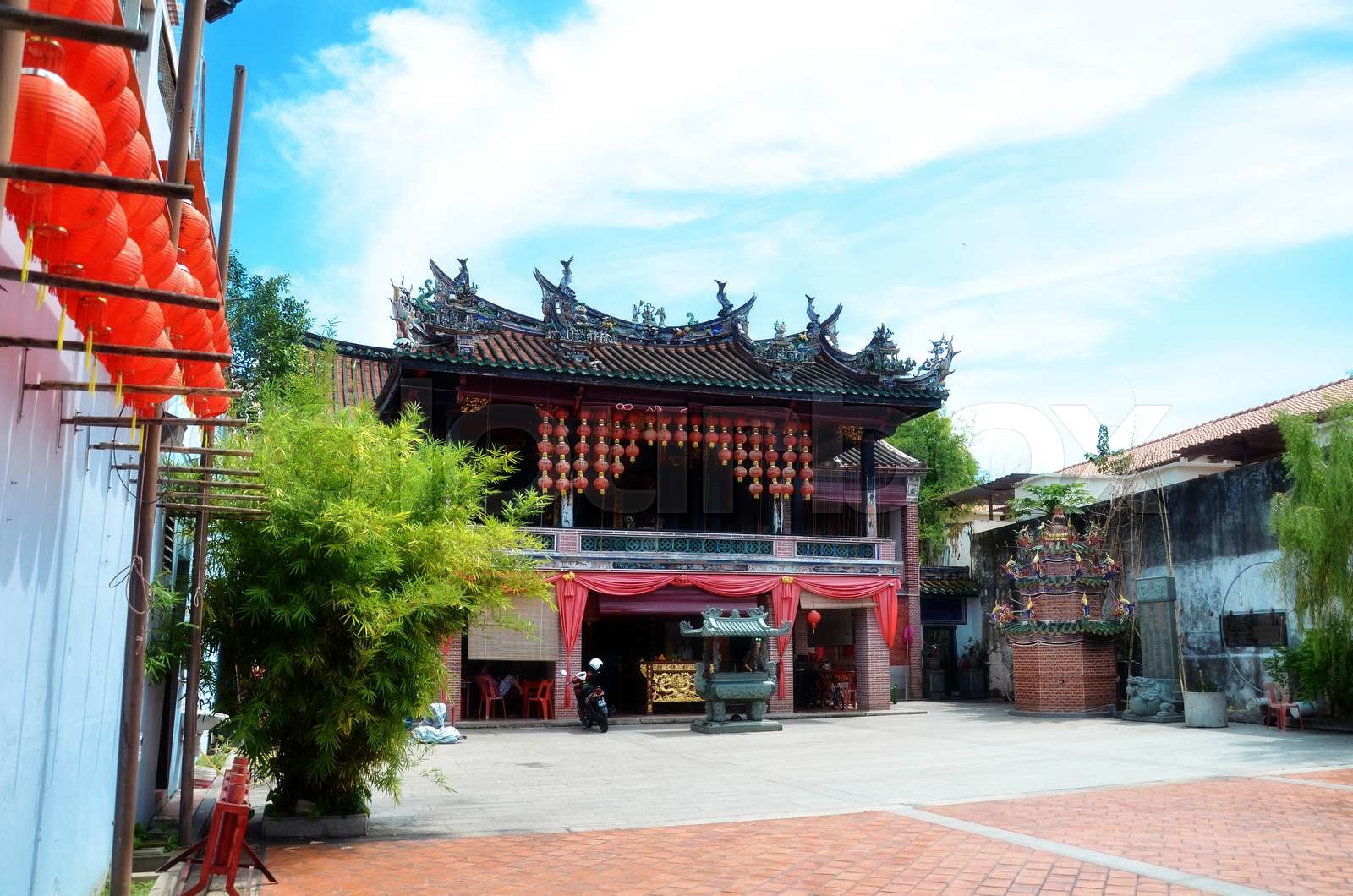 Poh Hock Seah Temple in Penang, Malaysia | Stock image | Colourbox