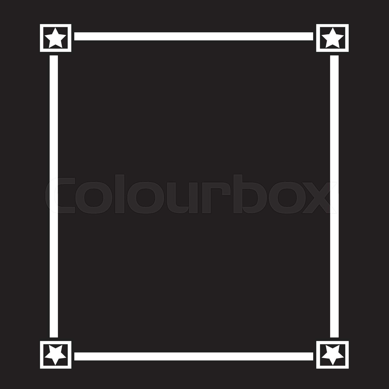 Frame border art Illustration design | Stock vector | Colourbox