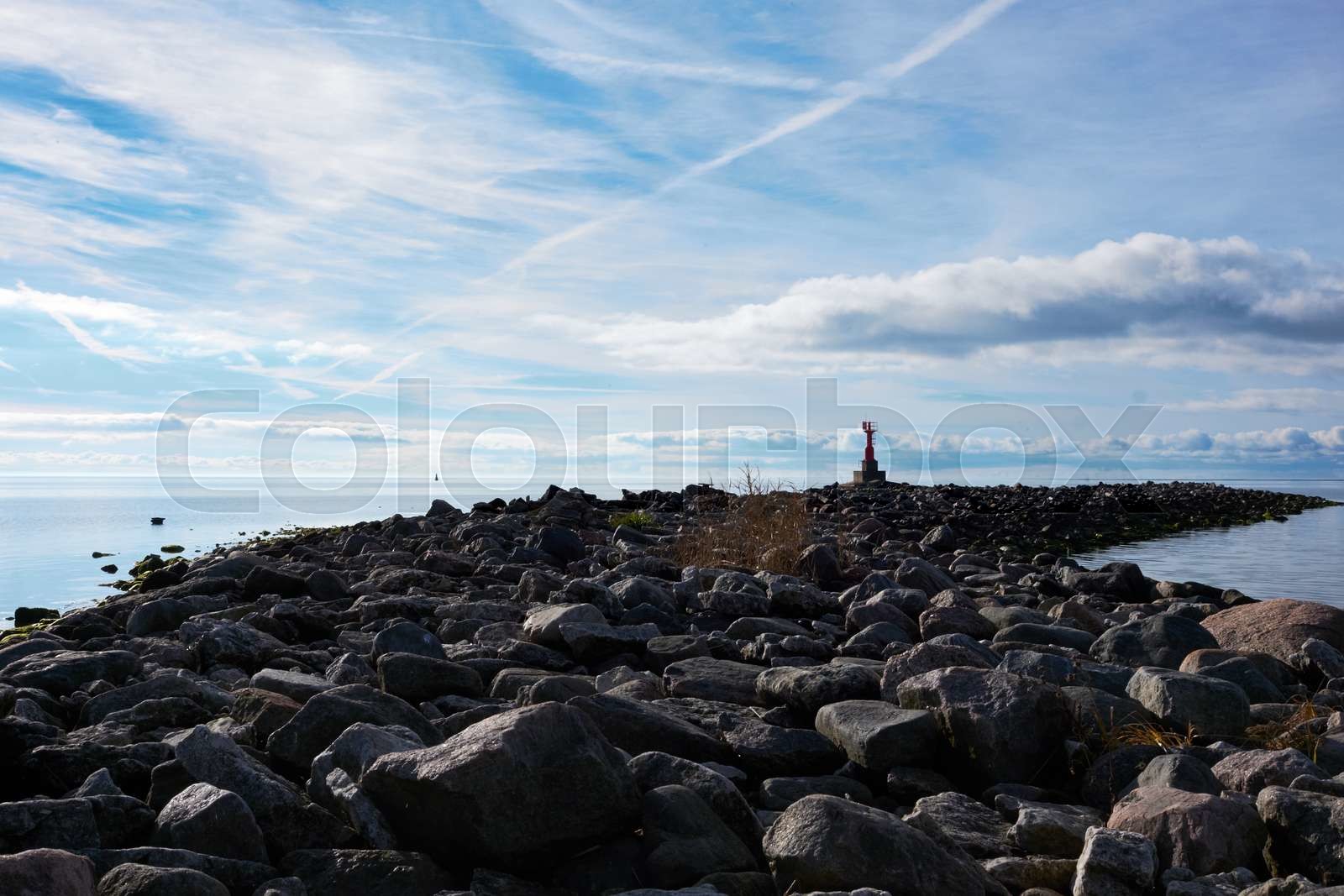 road to lighthouse | Stock image | Colourbox