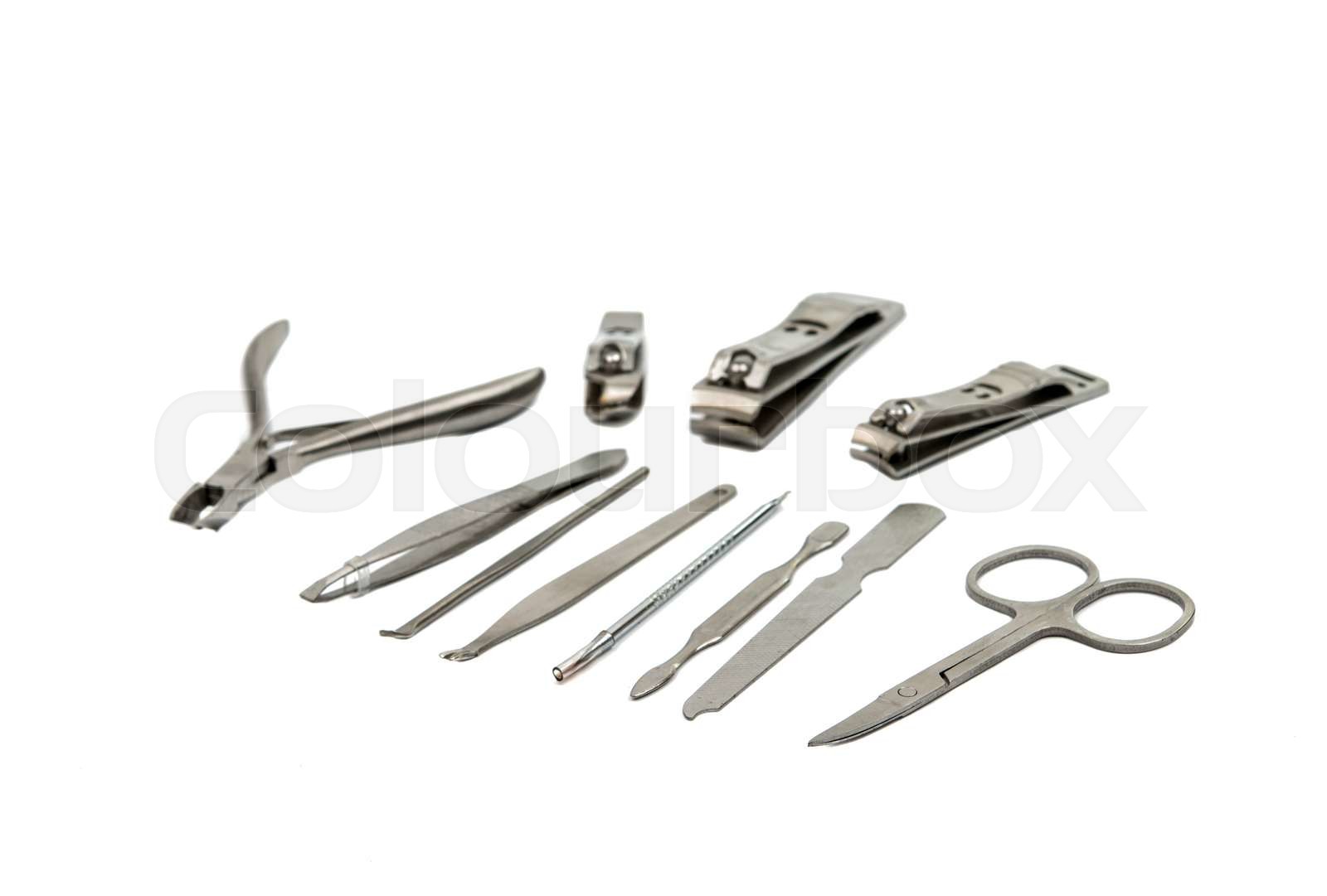 Accessories Tools of a manicure | Stock image | Colourbox