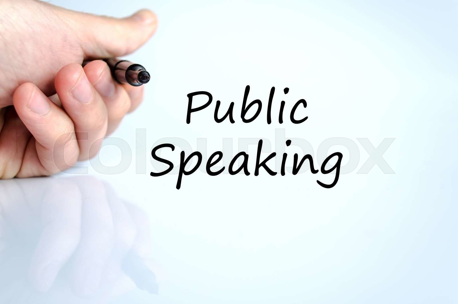Public Speaking Text Concept Stock Image Colourbox Public Speaking Text Concept Stock Image Colourbox
