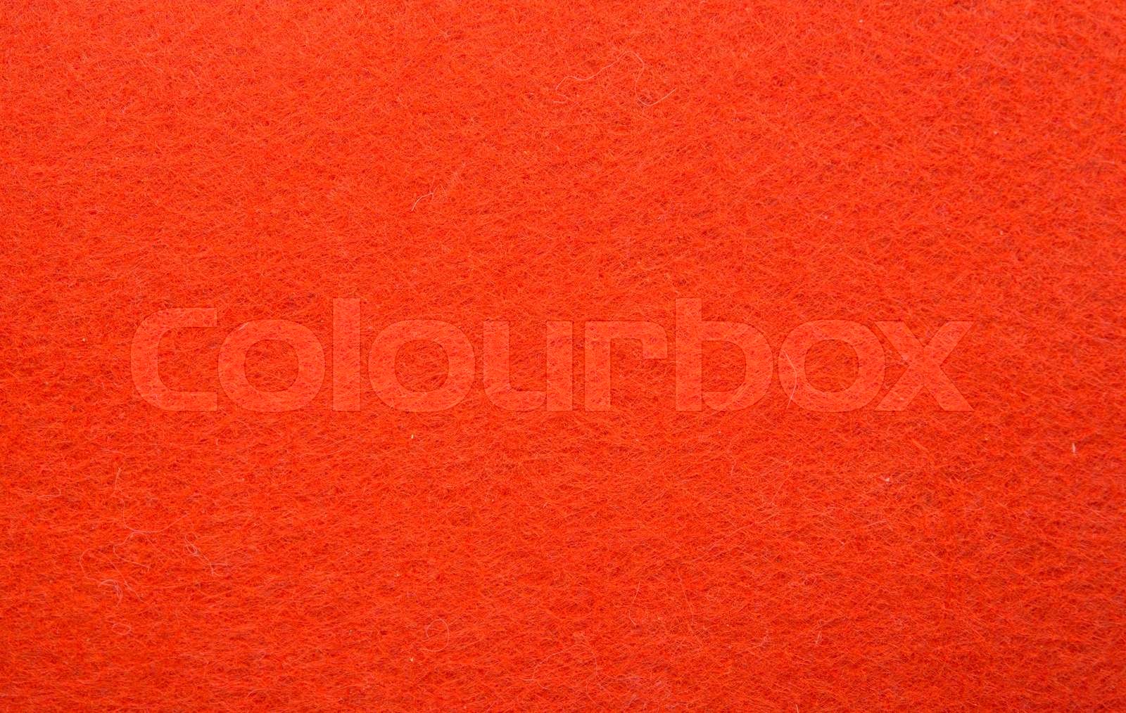 orange felt fabric. | Stock image | Colourbox