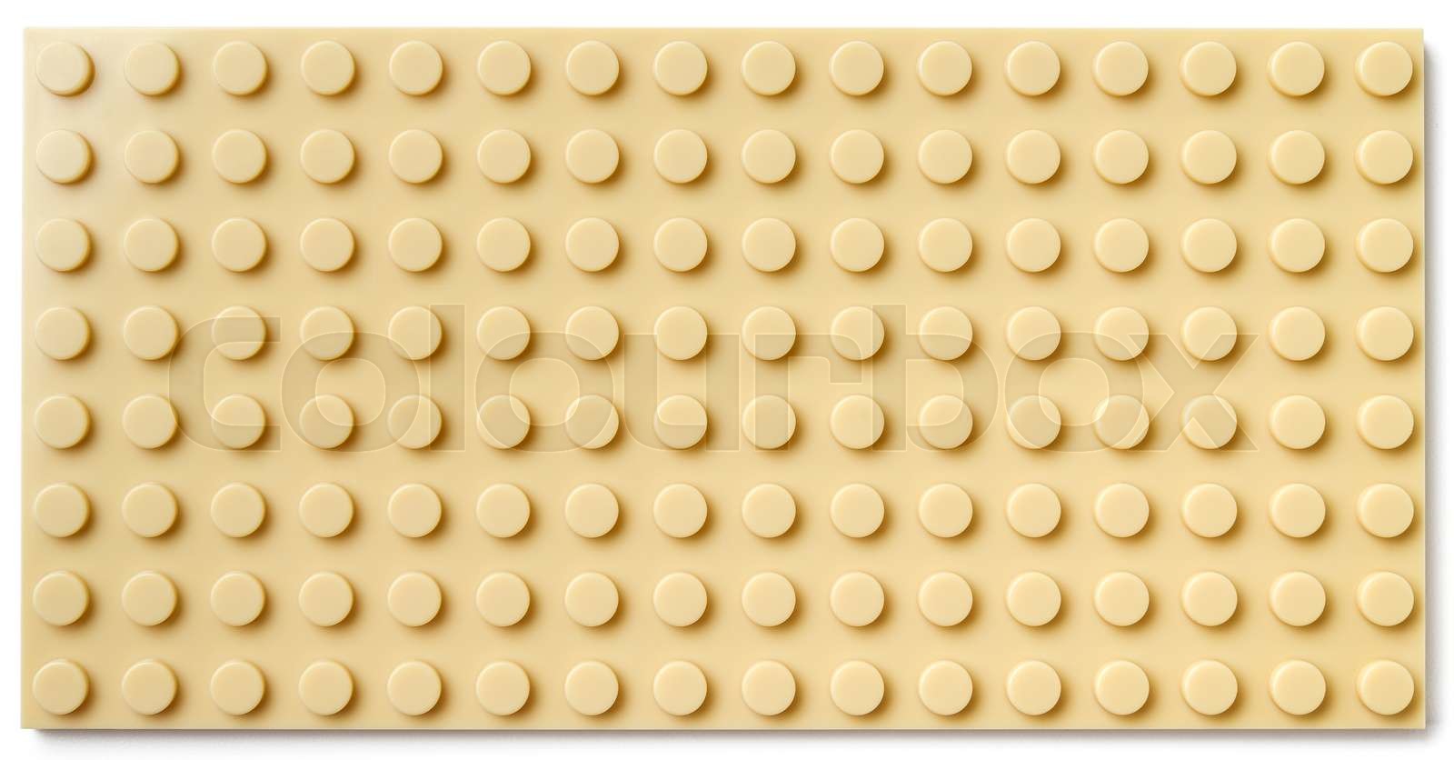 yellow plastic baseplate | Stock image | Colourbox