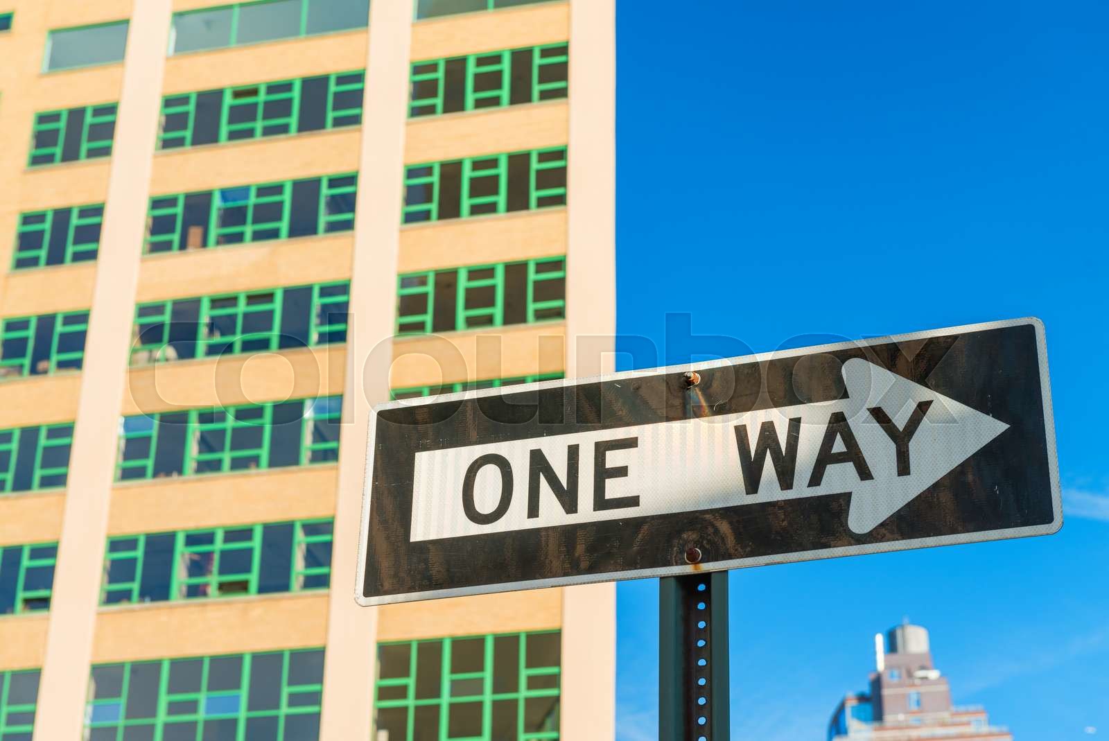 Street sign in Brooklyn, NYC | Stock image | Colourbox