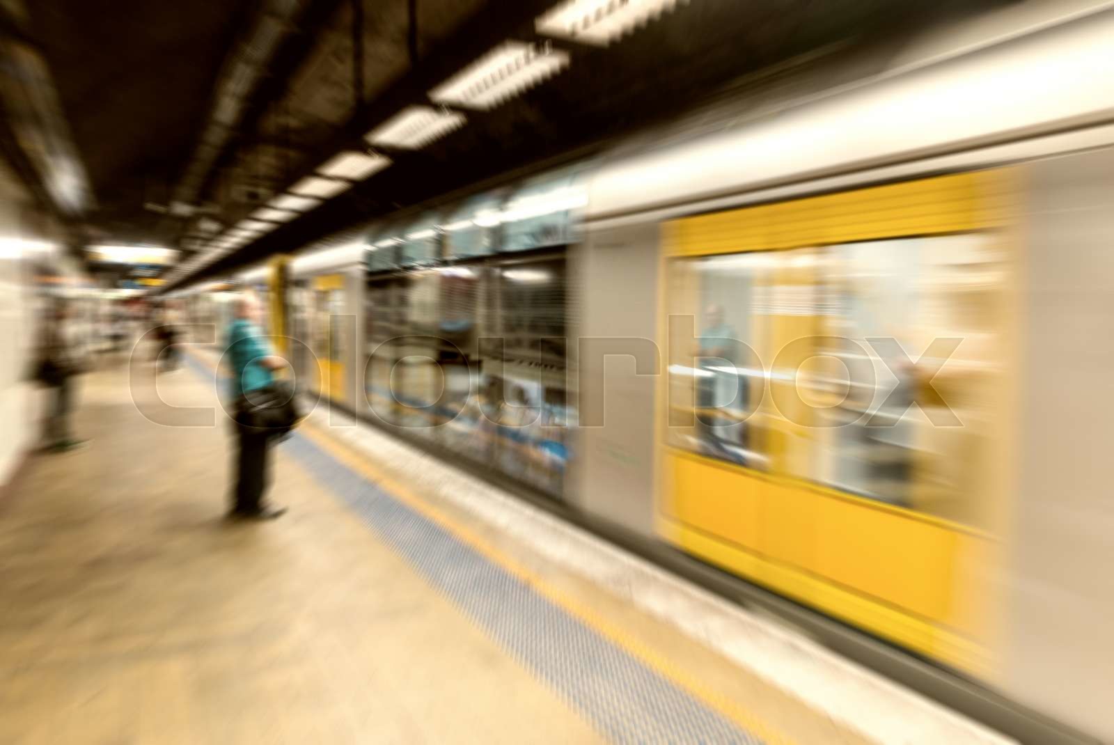 Subway station interior in Sydney, Australia | Stock image | Colourbox