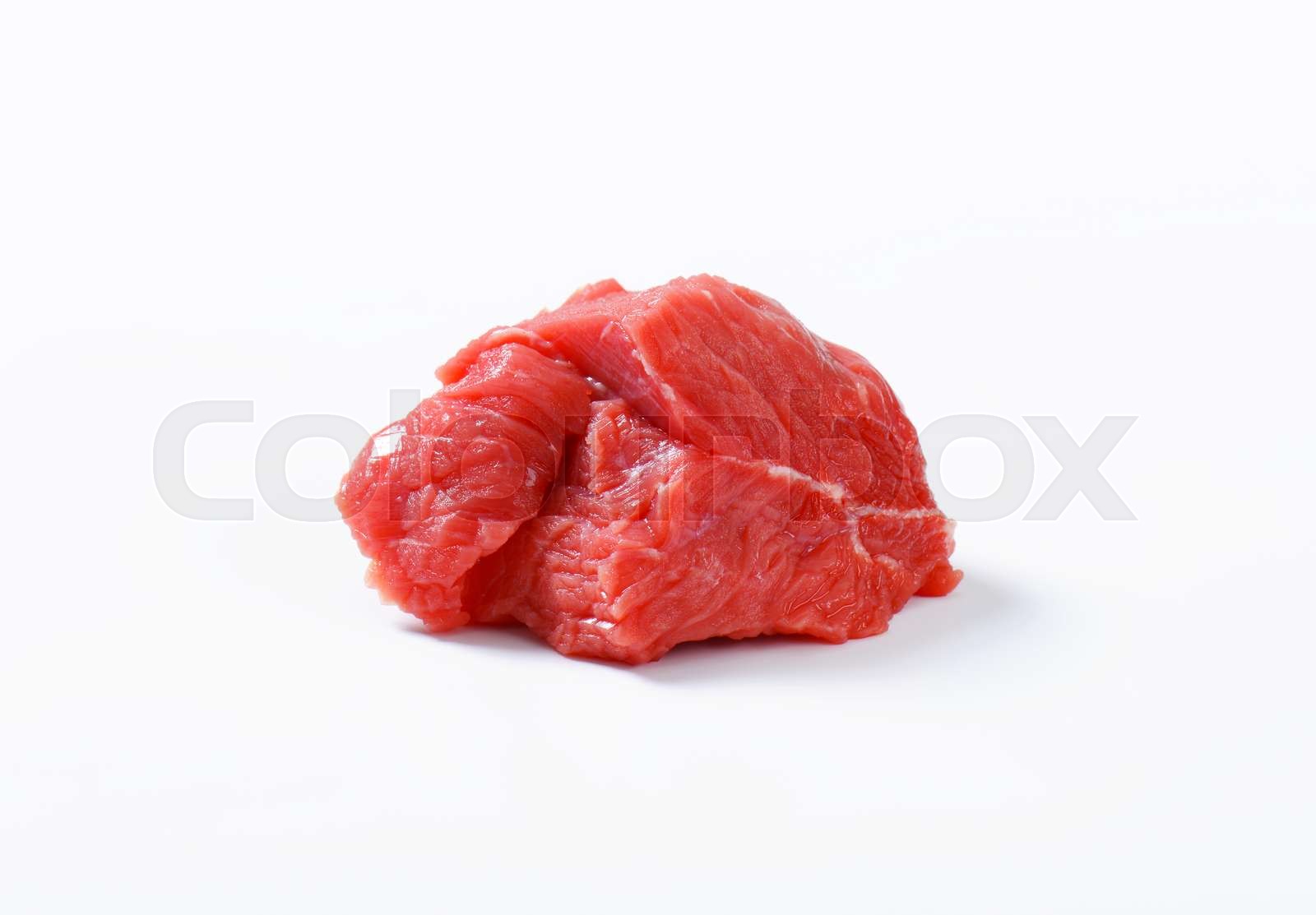 Raw beef meat chunk | Stock image | Colourbox