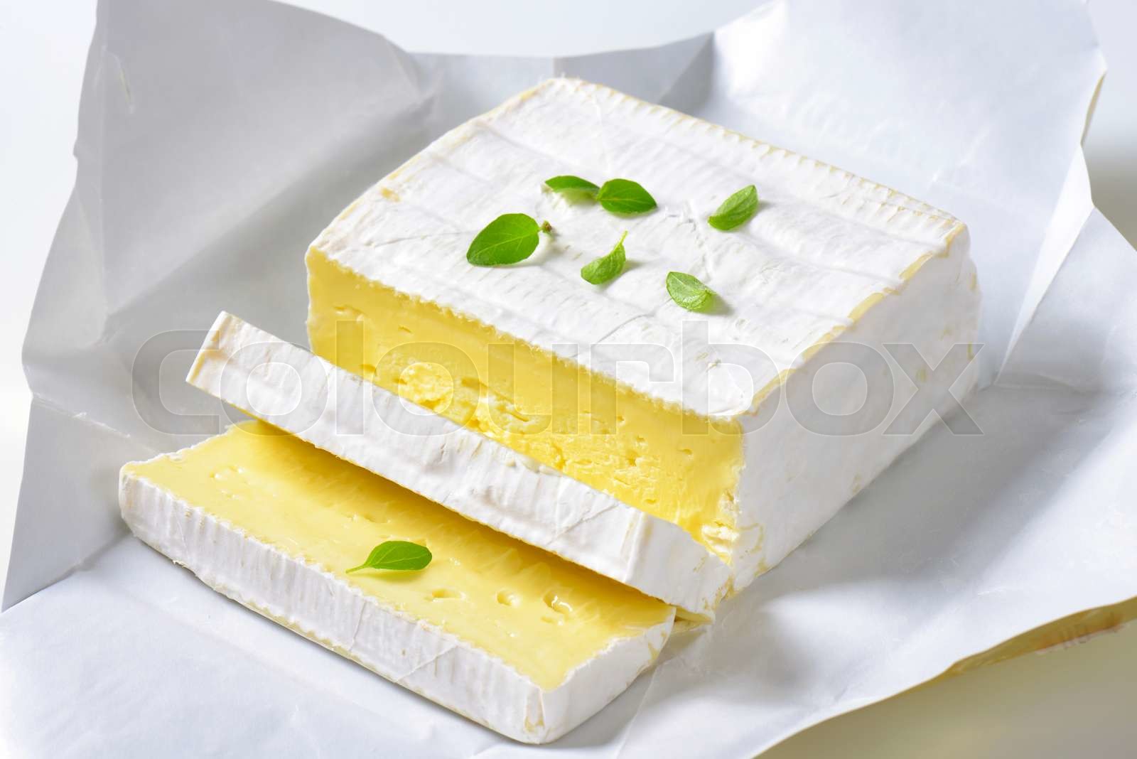 French cheese Carré de l'Est | Stock image | Colourbox