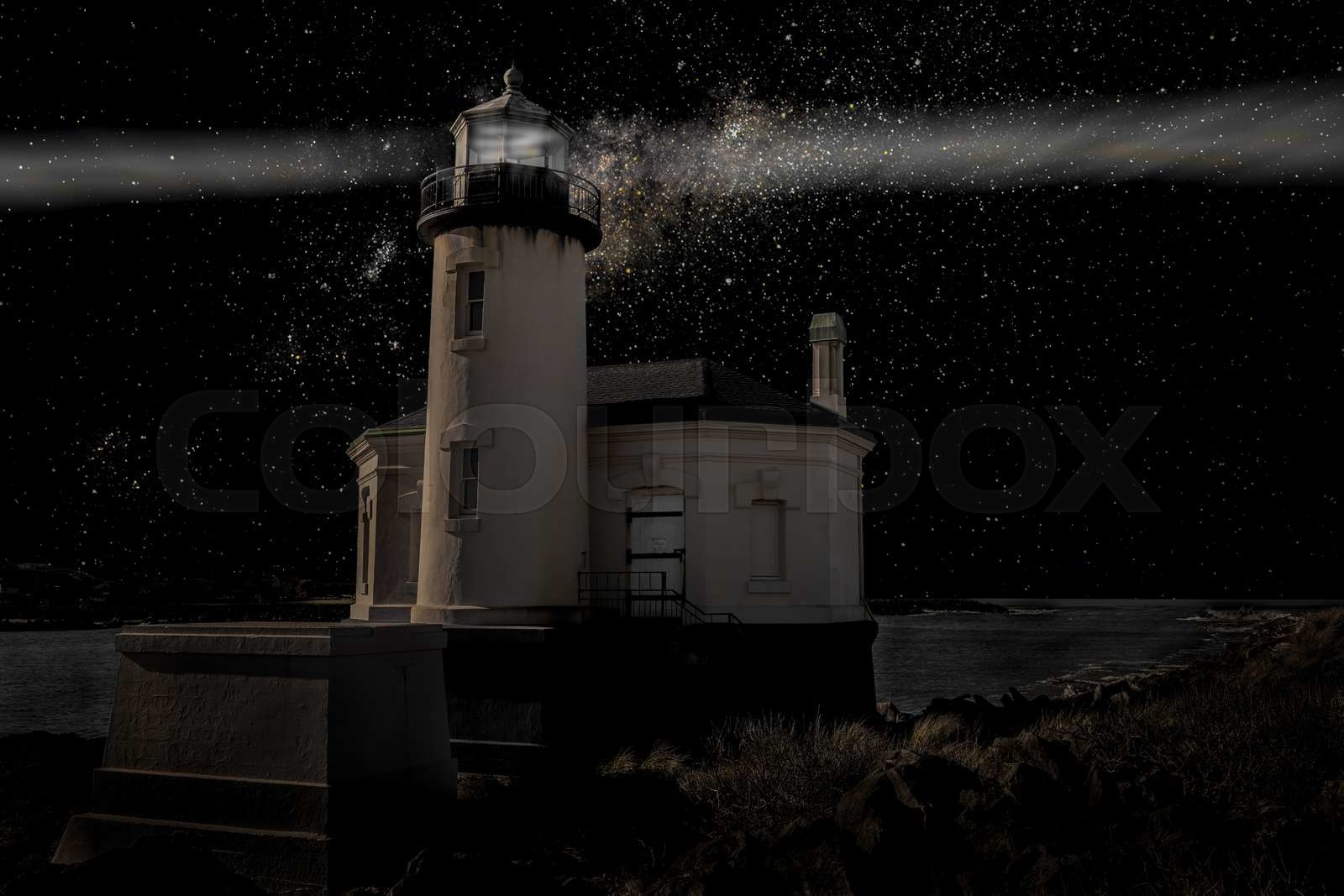 Lighthouse in the Darkness | Stock image | Colourbox