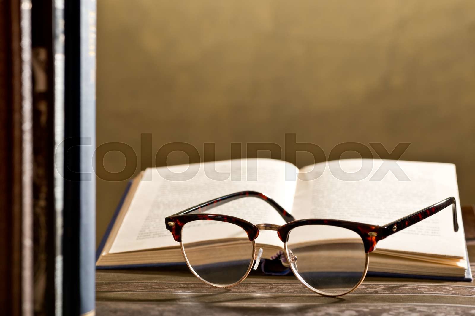 eyeglasses with books | Stock image | Colourbox