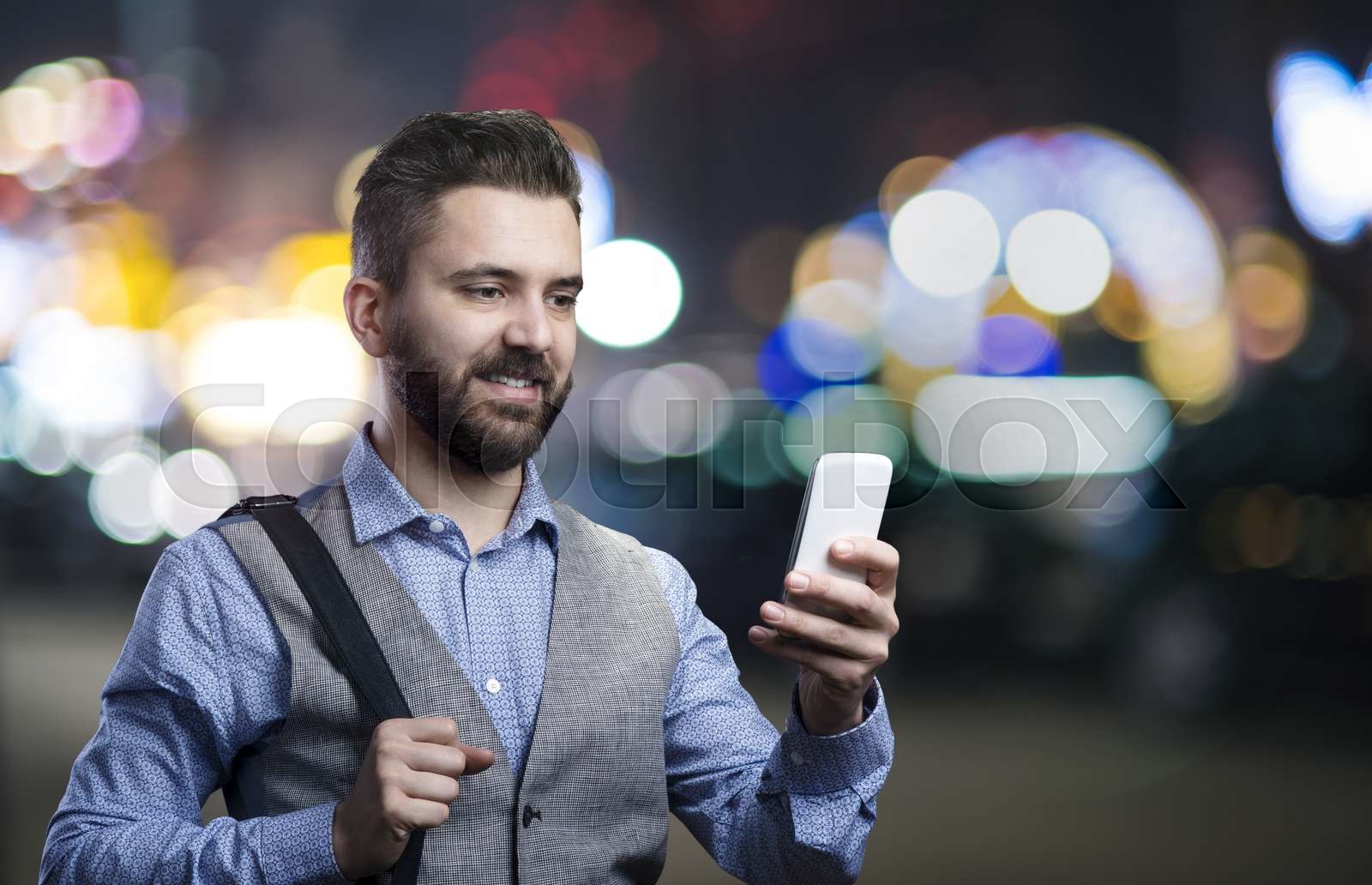 Man in the city | Stock image | Colourbox