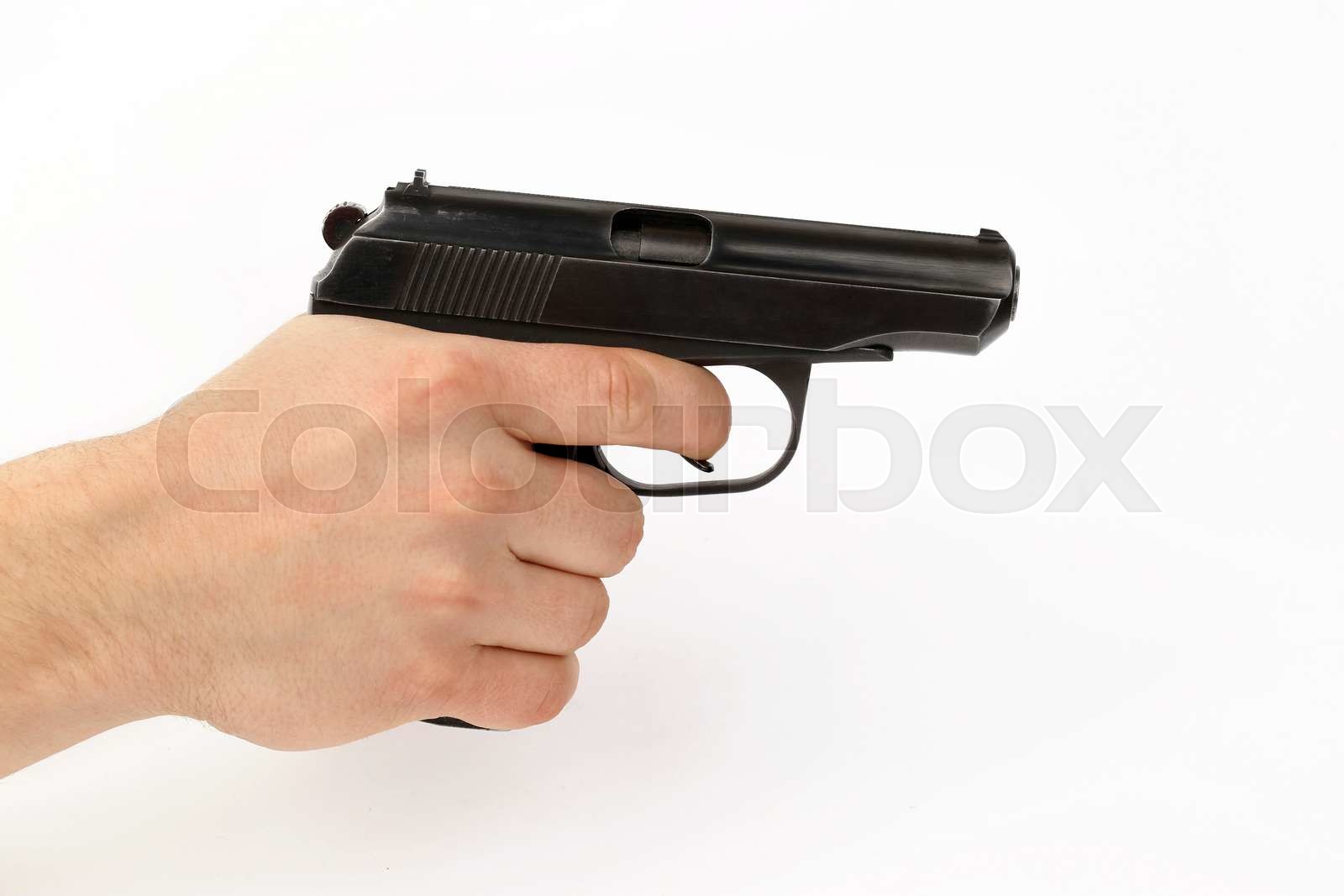 gun in the hand | Stock image | Colourbox