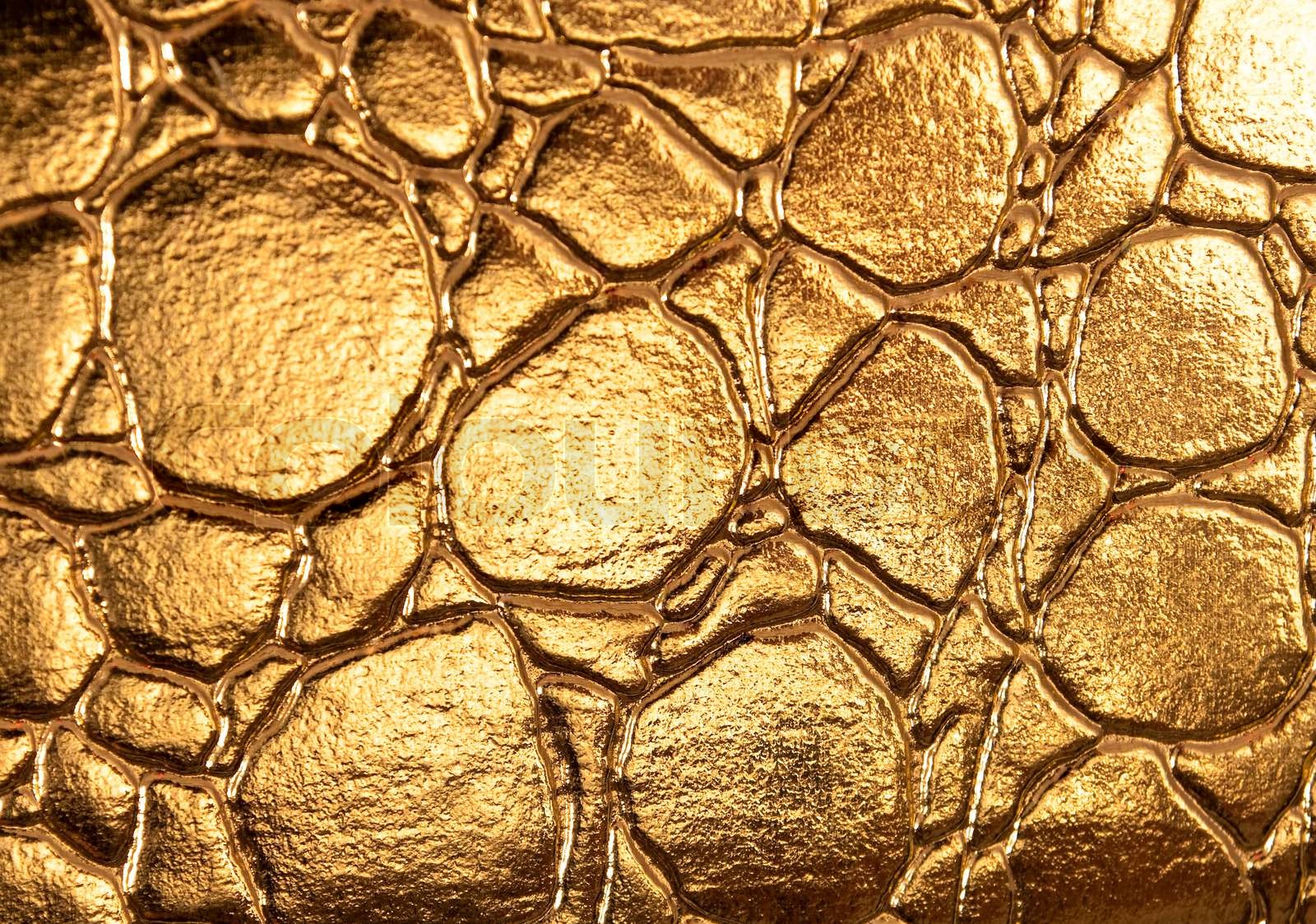 Golden glänzende Textur Material | Stock Bild | Colourbox