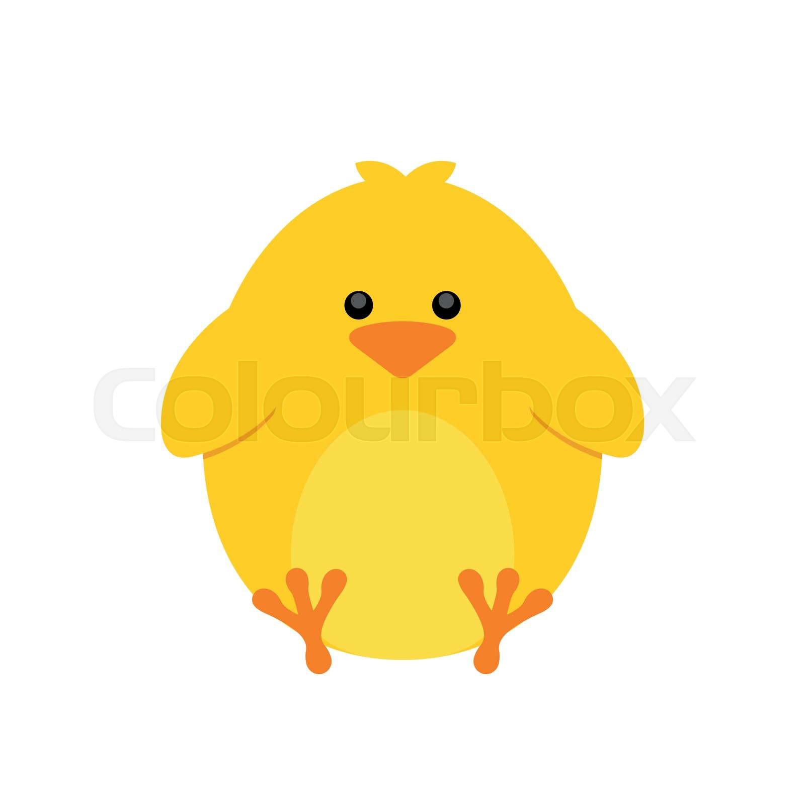 Gul påske kylling | Stock vektor | Colourbox